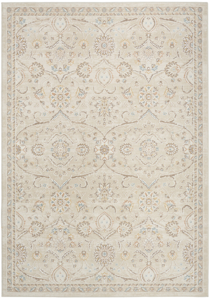 Isla Vintage 5'3" x 7' Indoor Rug In Ivory by Nourison | 1StopBedrooms