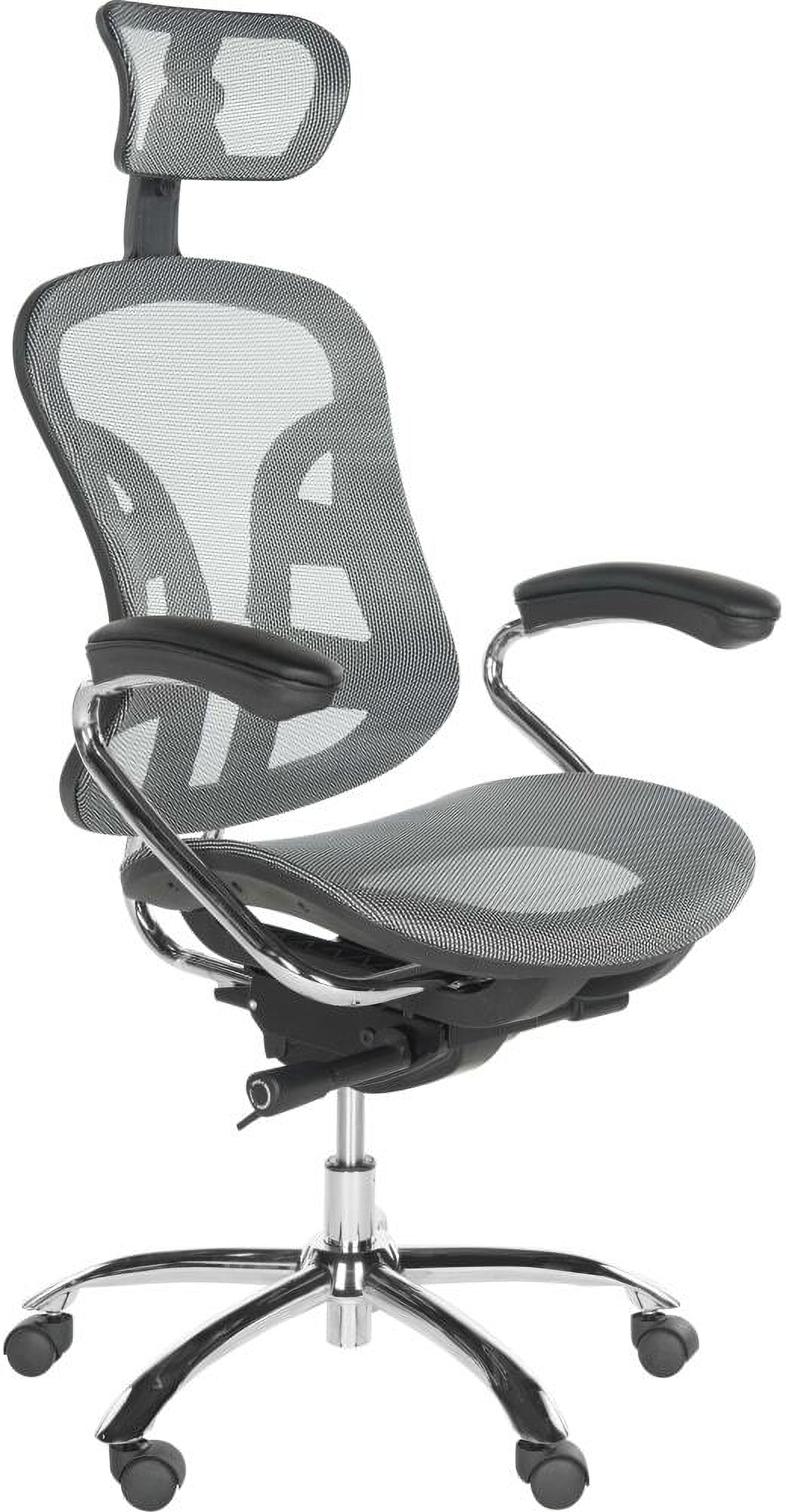 Jarlan Gray and Silver Desk Chair by Safavieh | 1StopBedrooms