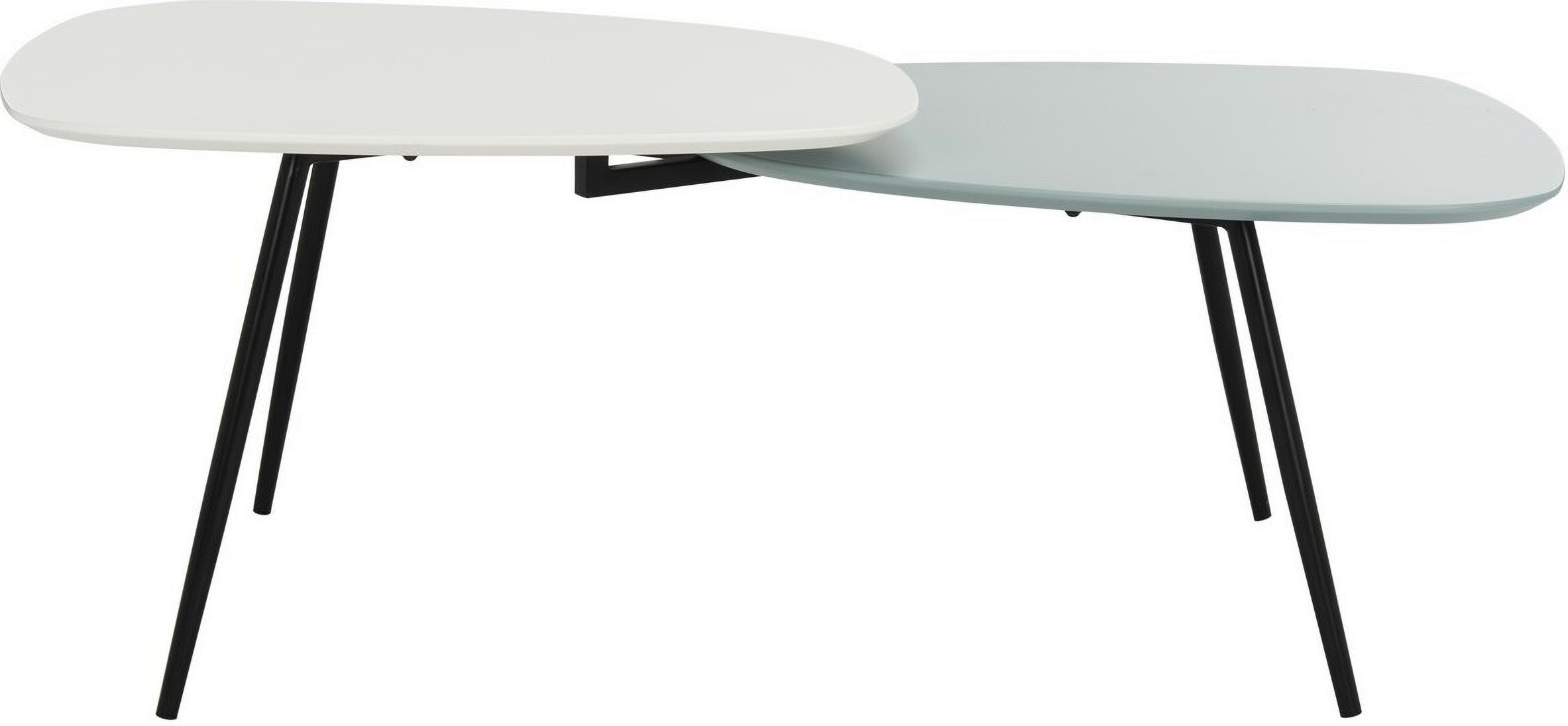 Jasmine White and Grey Bi Level Coffee Table by Safavieh | 1StopBedrooms