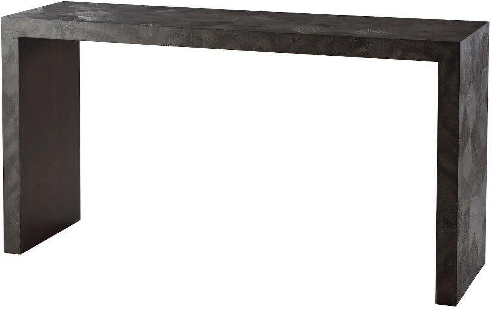 Jayson Console Table In Gray/Silver by Theodore Alexander | 1StopBedrooms