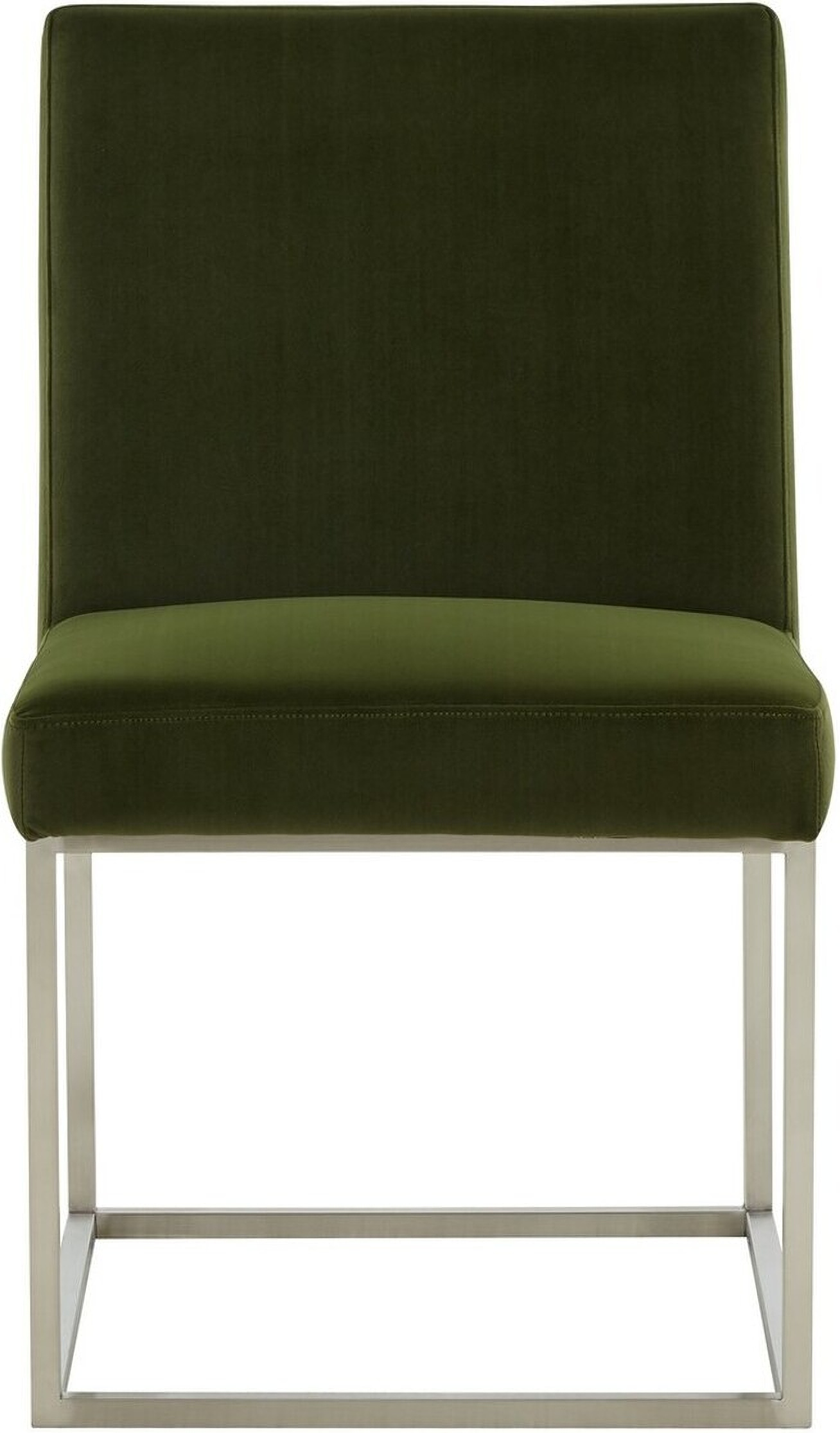 Jenette Dining Chair In Forest Green And Silver by Safavieh Couture ...