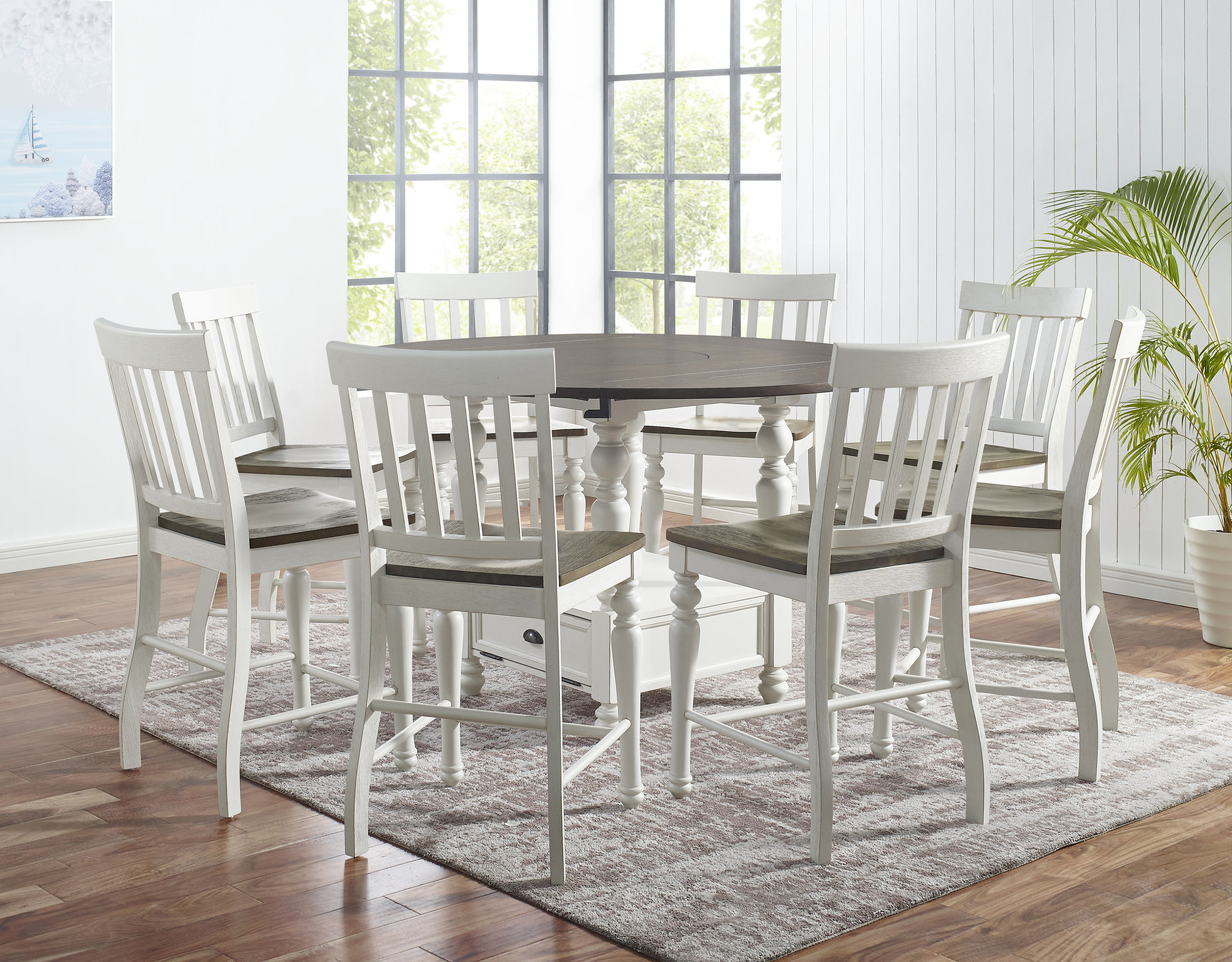 Joanna 9 Piece Counter Height Dining Set by Steve Silver | 1StopBedrooms
