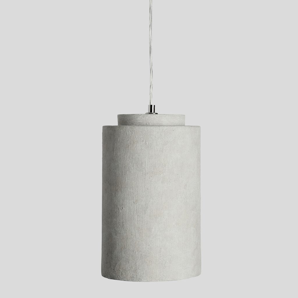 Joel Concrete Pendant In Light Gray by Classic Home | 1StopBedrooms