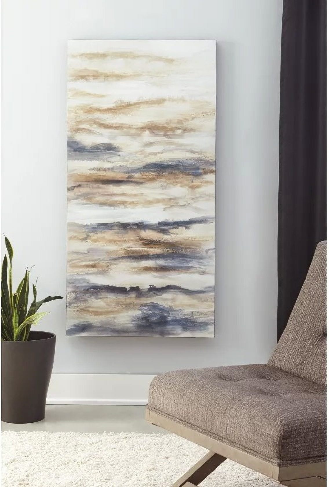 Joely Blue and Tan Wall Art by Ashley Furniture | 1StopBedrooms