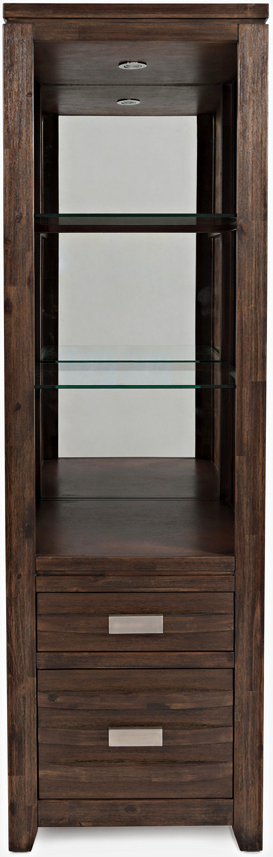 Altamonte 22 Inch Pier Bookcase In Walnut by Jofran | 1StopBedrooms