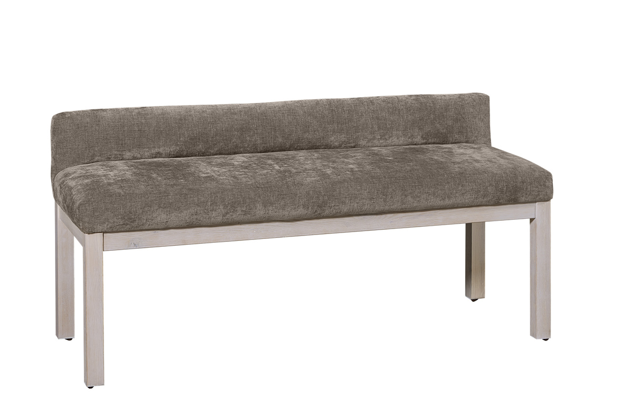 Joinery Upholstered Bench In Brindle Grey and Whitewashed Oak by ...