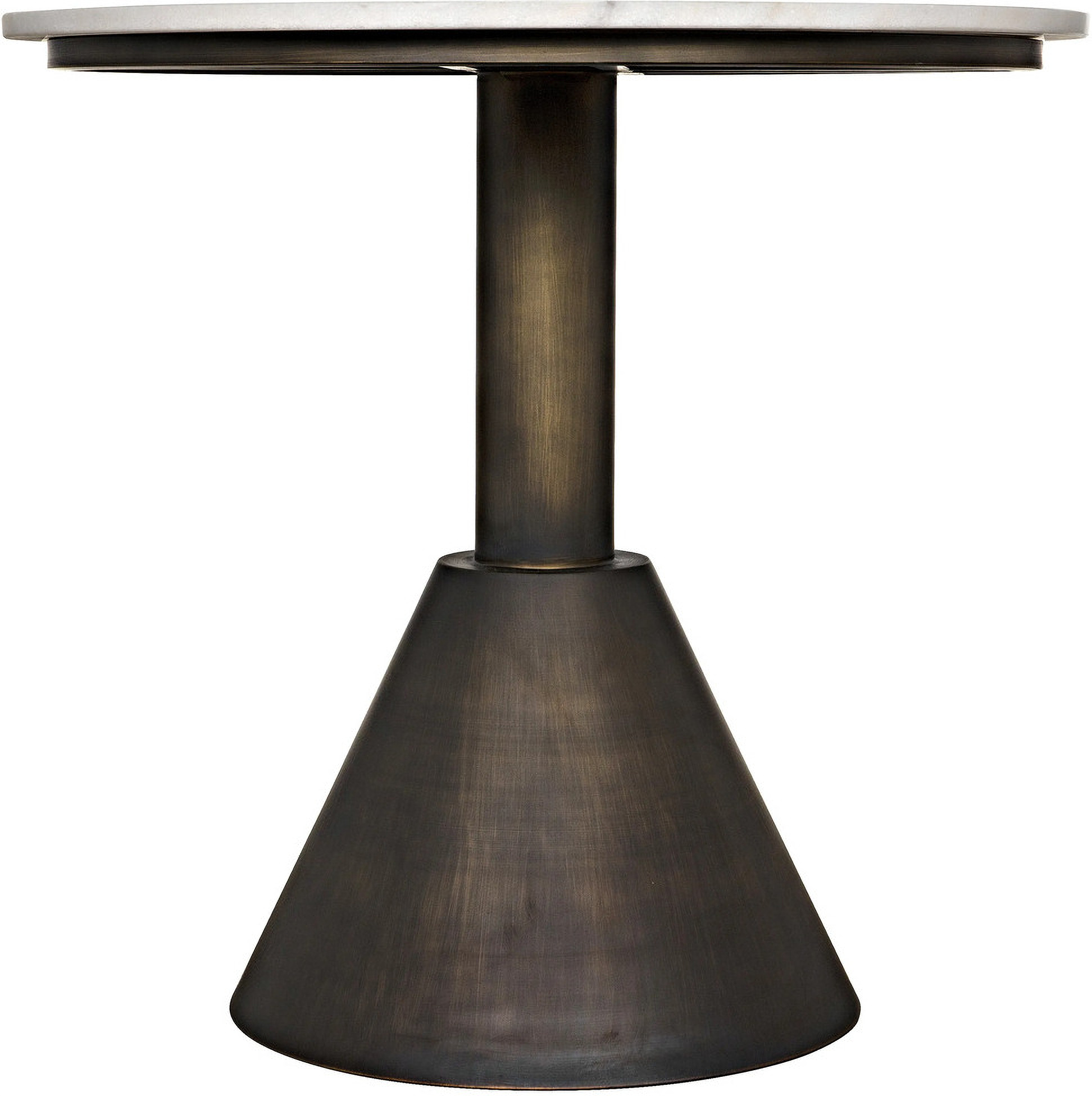 Joseph Side Table In Brass by Noir | 1StopBedrooms