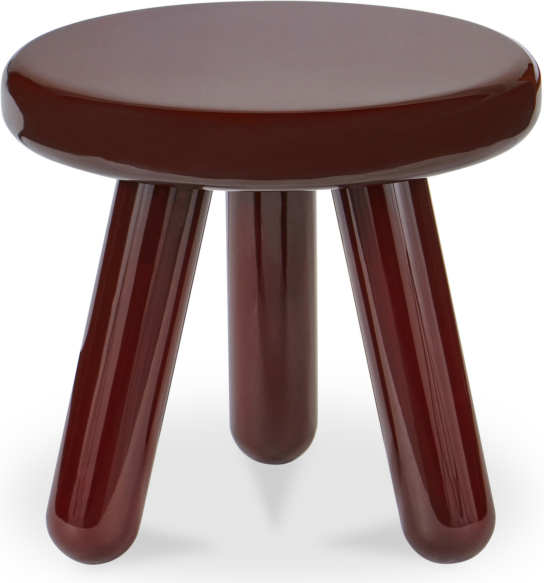 Joy Accent Table In Deep Red Lacquer by Moes Home | 1StopBedrooms
