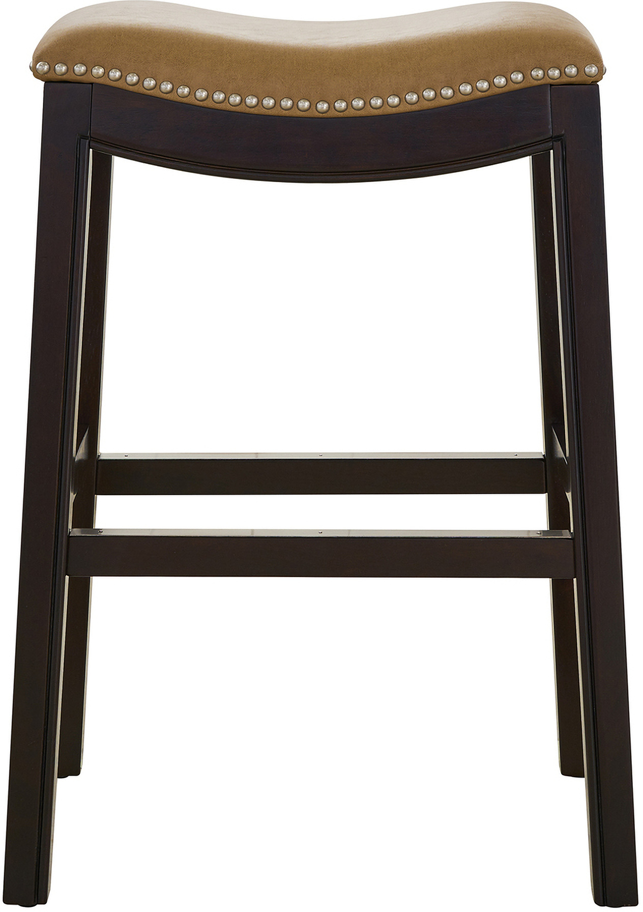 Julian 26 Inch Faux Leather Seat Counter-Height Wood Barstool In ...