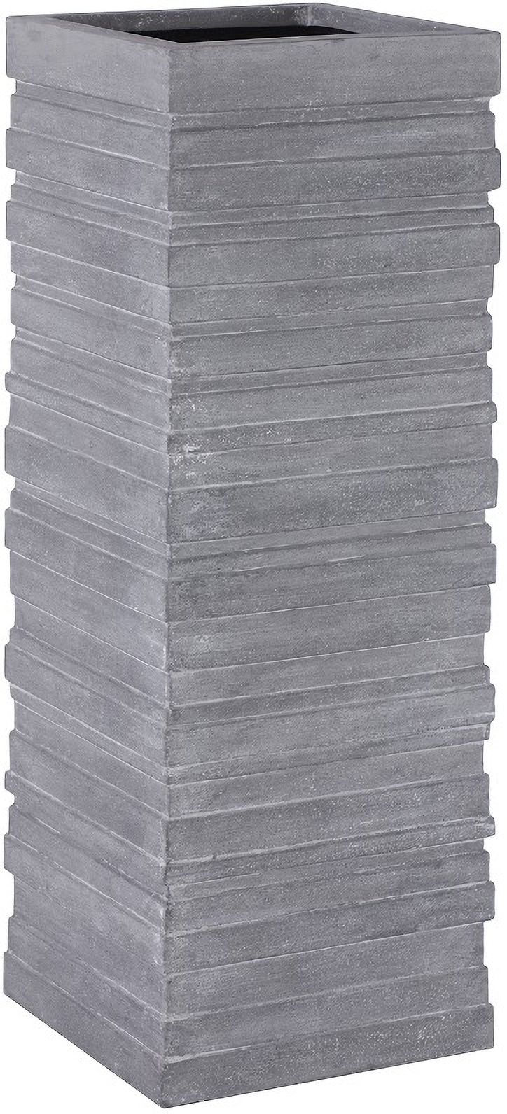 June Extra Large Square Planter In Gray by Phillips Collection ...