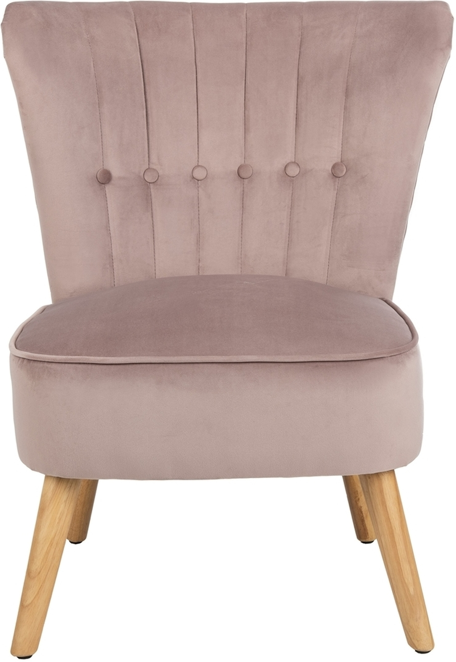June Mauve and Natural Mid Century Accent Chair by Safavieh | 1StopBedrooms