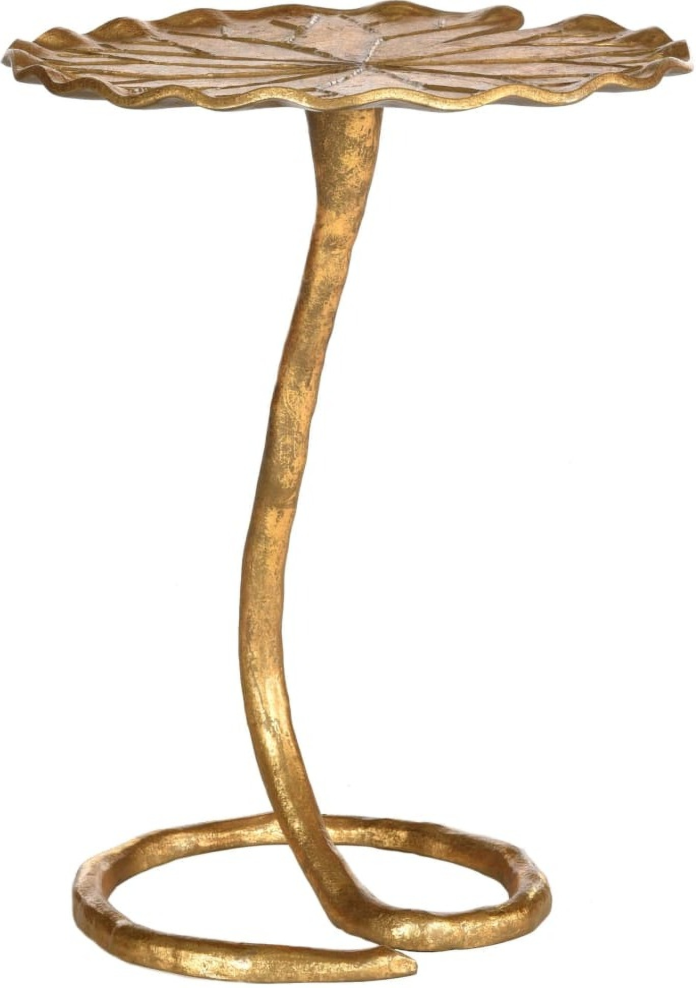 Justina Gold Side Table by Safavieh | 1StopBedrooms
