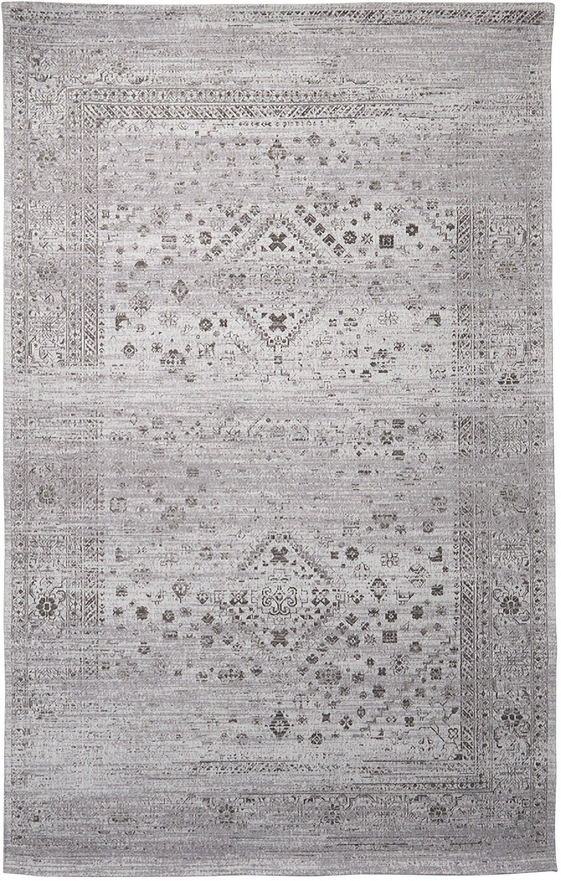 Kaiya 96 x 120 Inch Rug In Neutral Gray by Mercana | 1StopBedrooms
