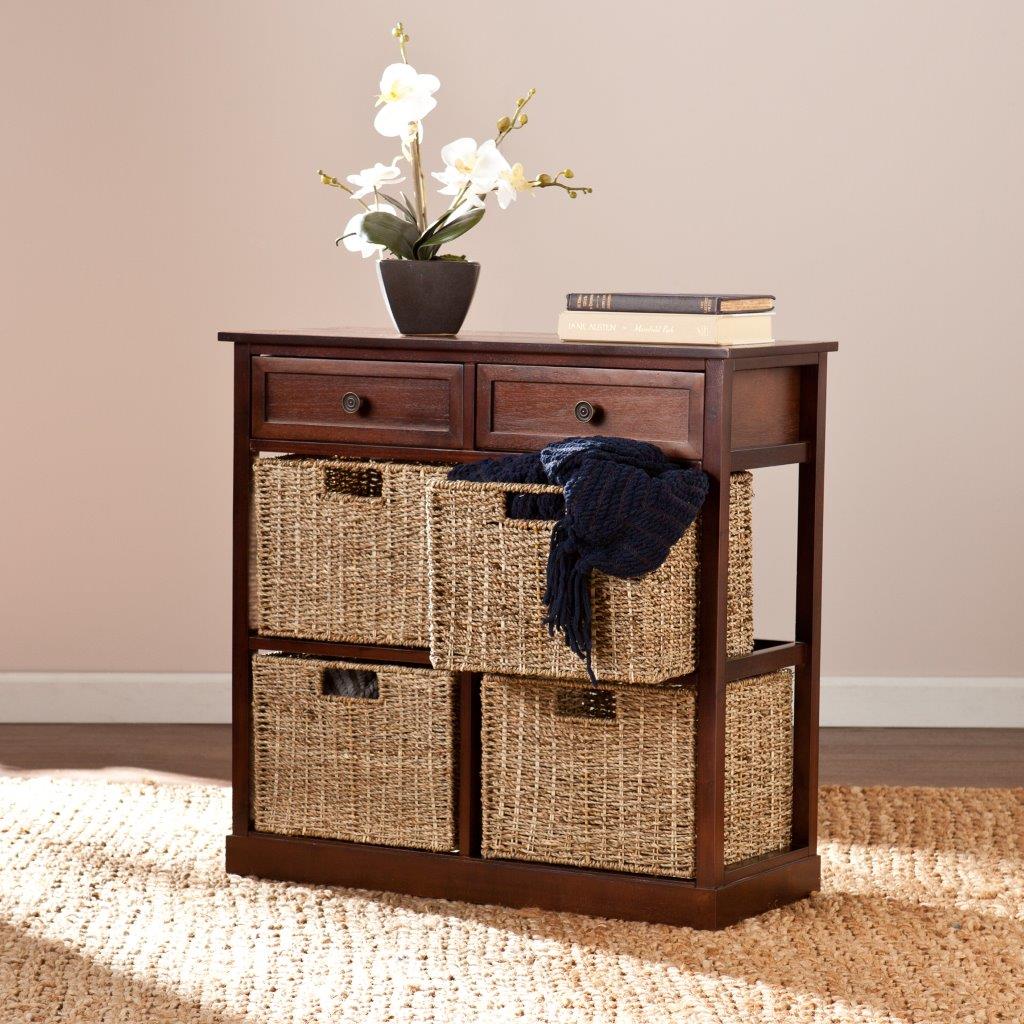 Kenton 4-Basket Storage Chest by SEI Furniture | 1StopBedrooms