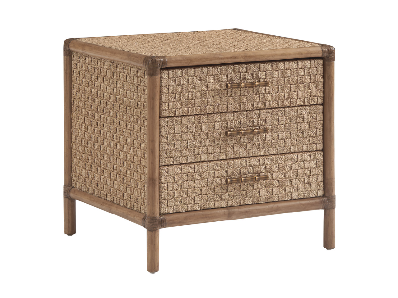 Key Biscayne Coral Reef Square End Table In Sunwashed by Tommy Bahama ...