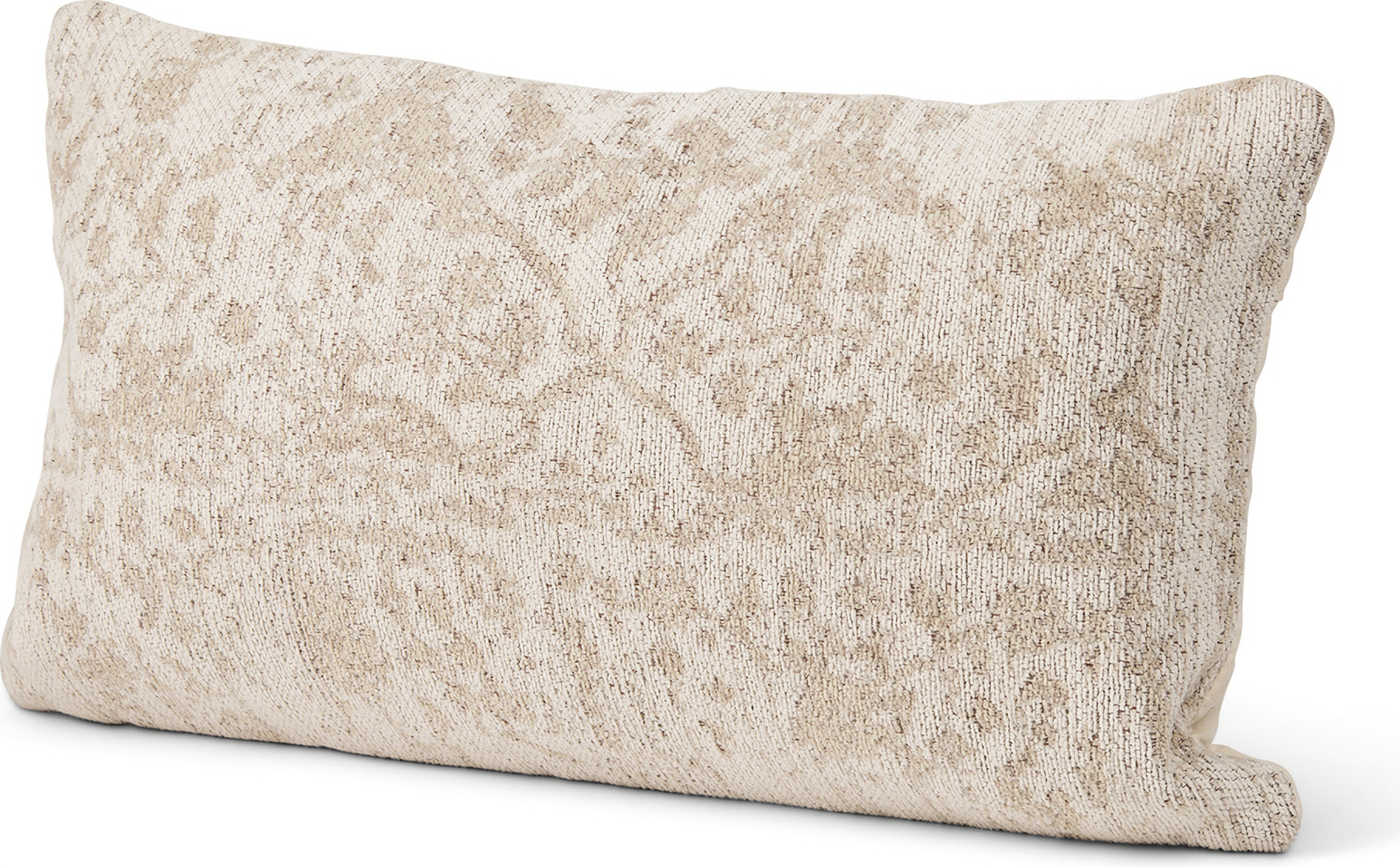 Khloe Lumbar Pillow Cover In Cream by Mercana | 1StopBedrooms