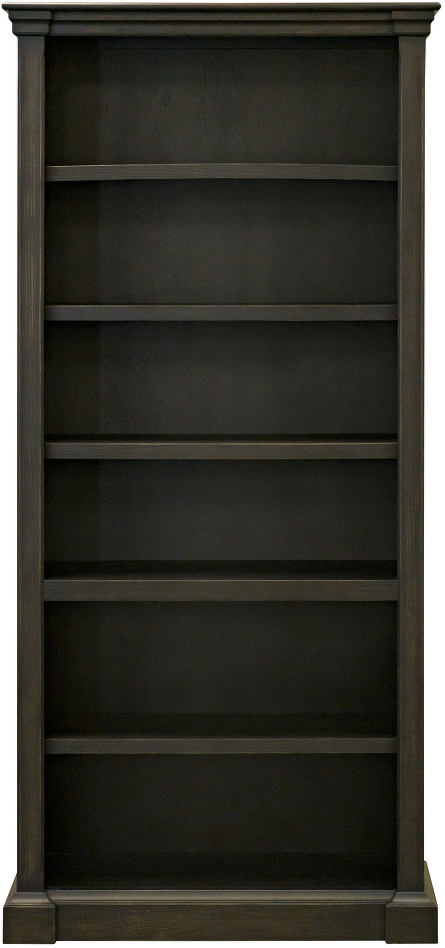 Kingston Traditional Wood Open Bookcase In Dark Brown by Martin ...