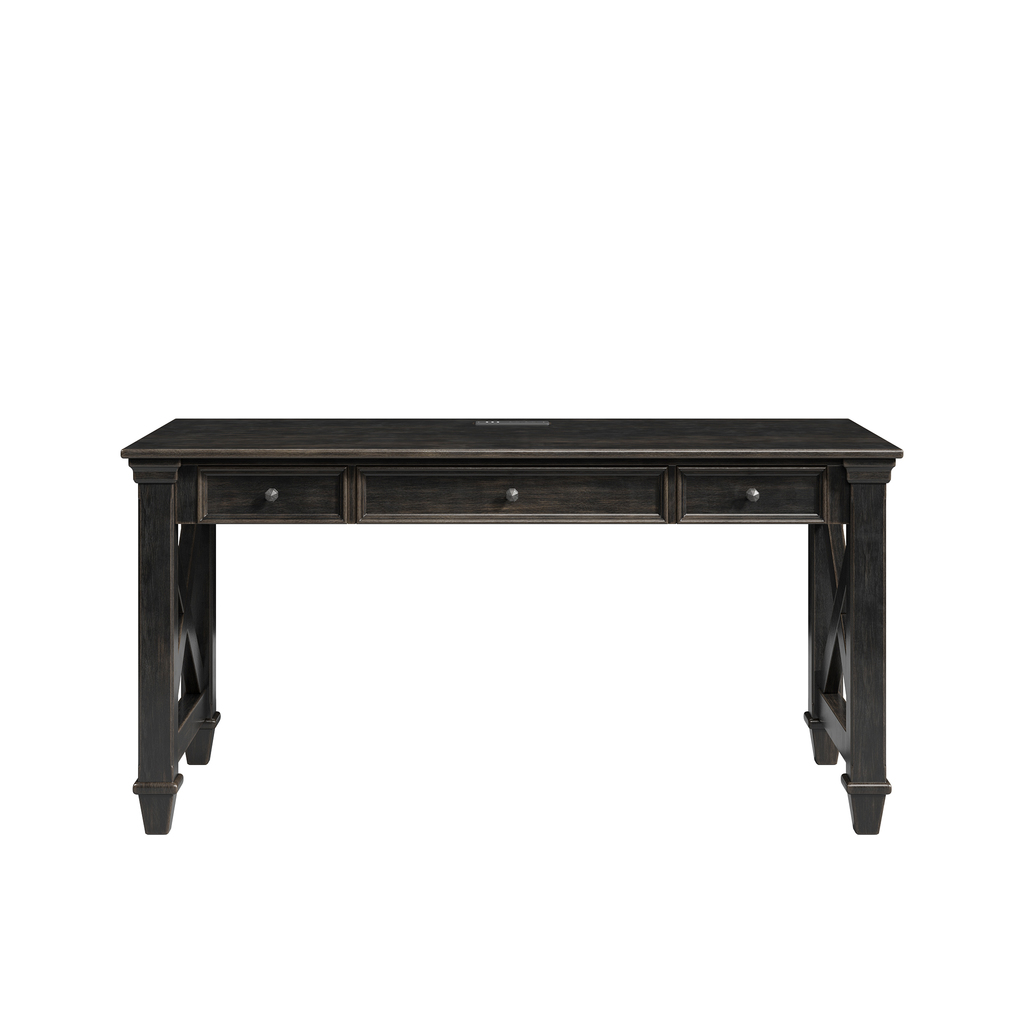 Kingston Traditional Wood Writing Desk In Dark Brown by Martin ...