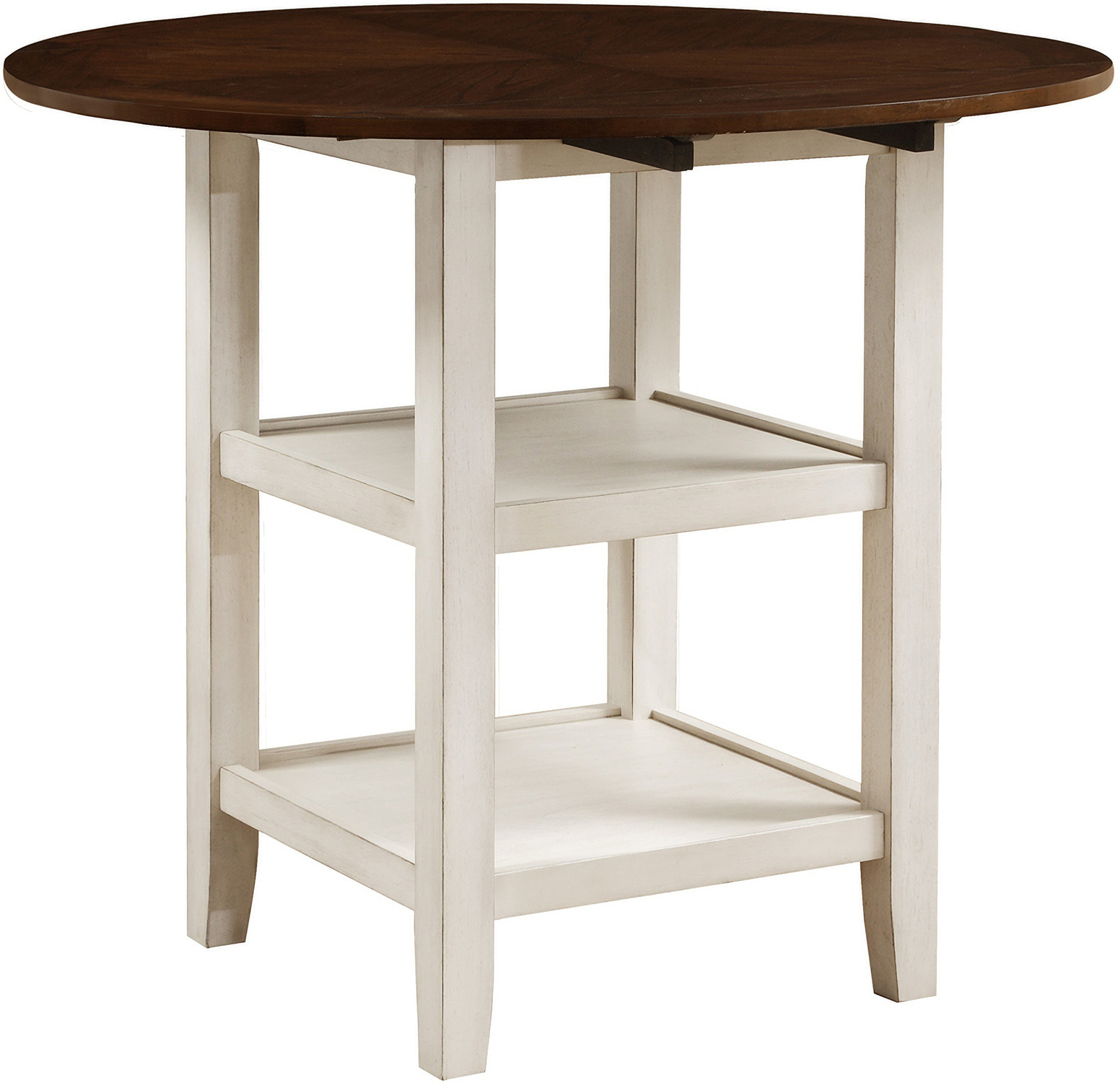 Kiwi Two Tone Drop Leaf Counter Height Dining Table by Homelegance ...