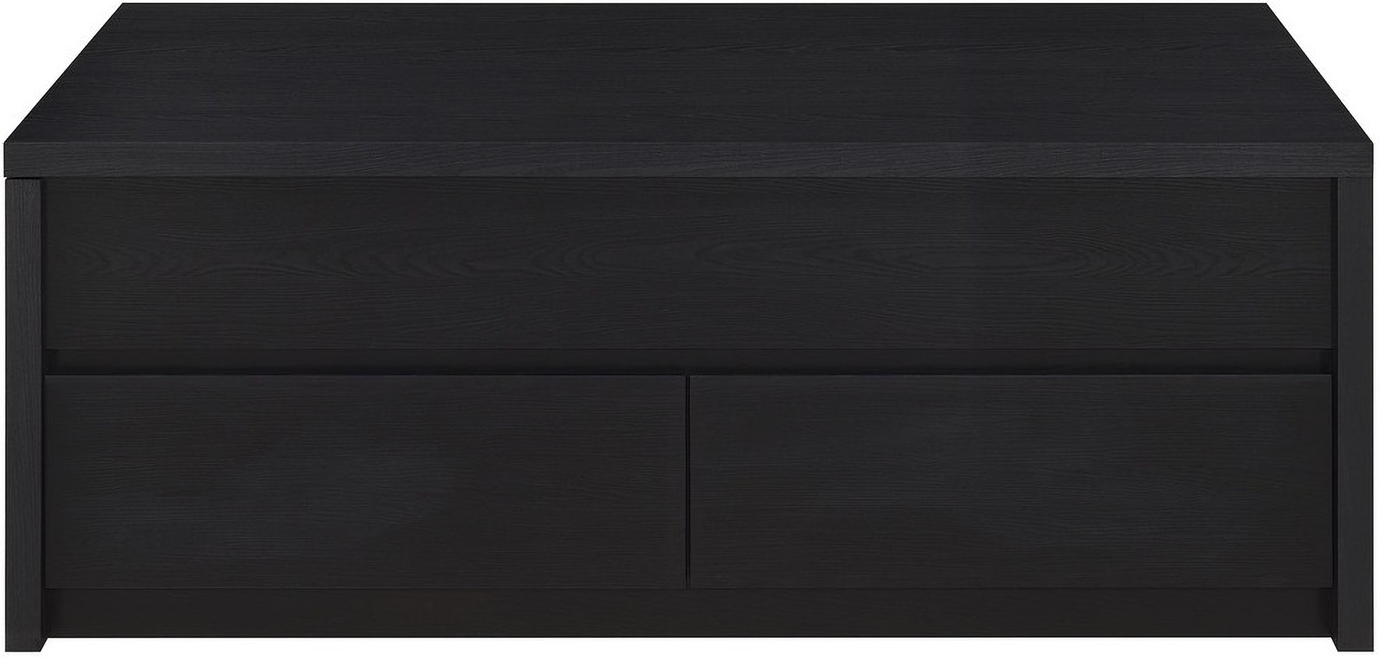 Knapp Lift Top Cocktail Coffee Table with Dual Drawers In Black by ...