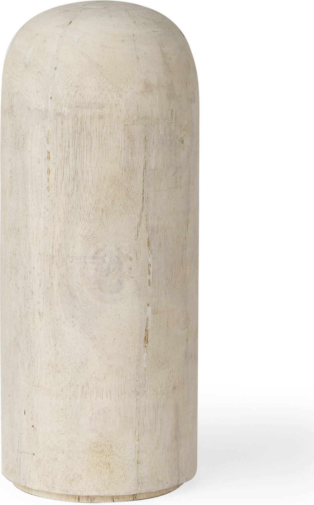Knox Wood Tall Decorative Object In White Wash by Mercana | 1StopBedrooms