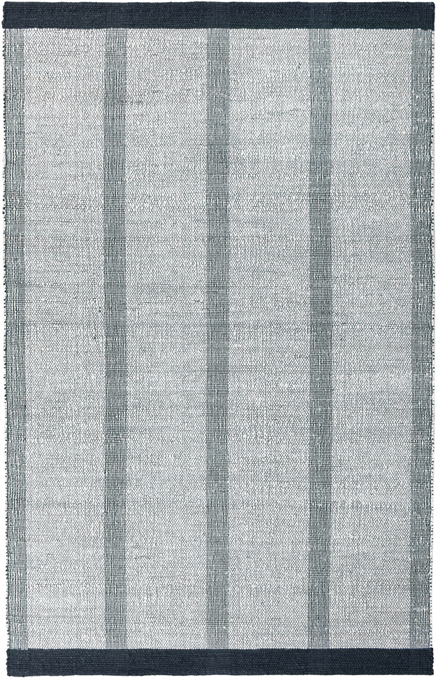 Kochi Stripe 5x8 Rug In Ivory and Black by Classic Home | 1StopBedrooms