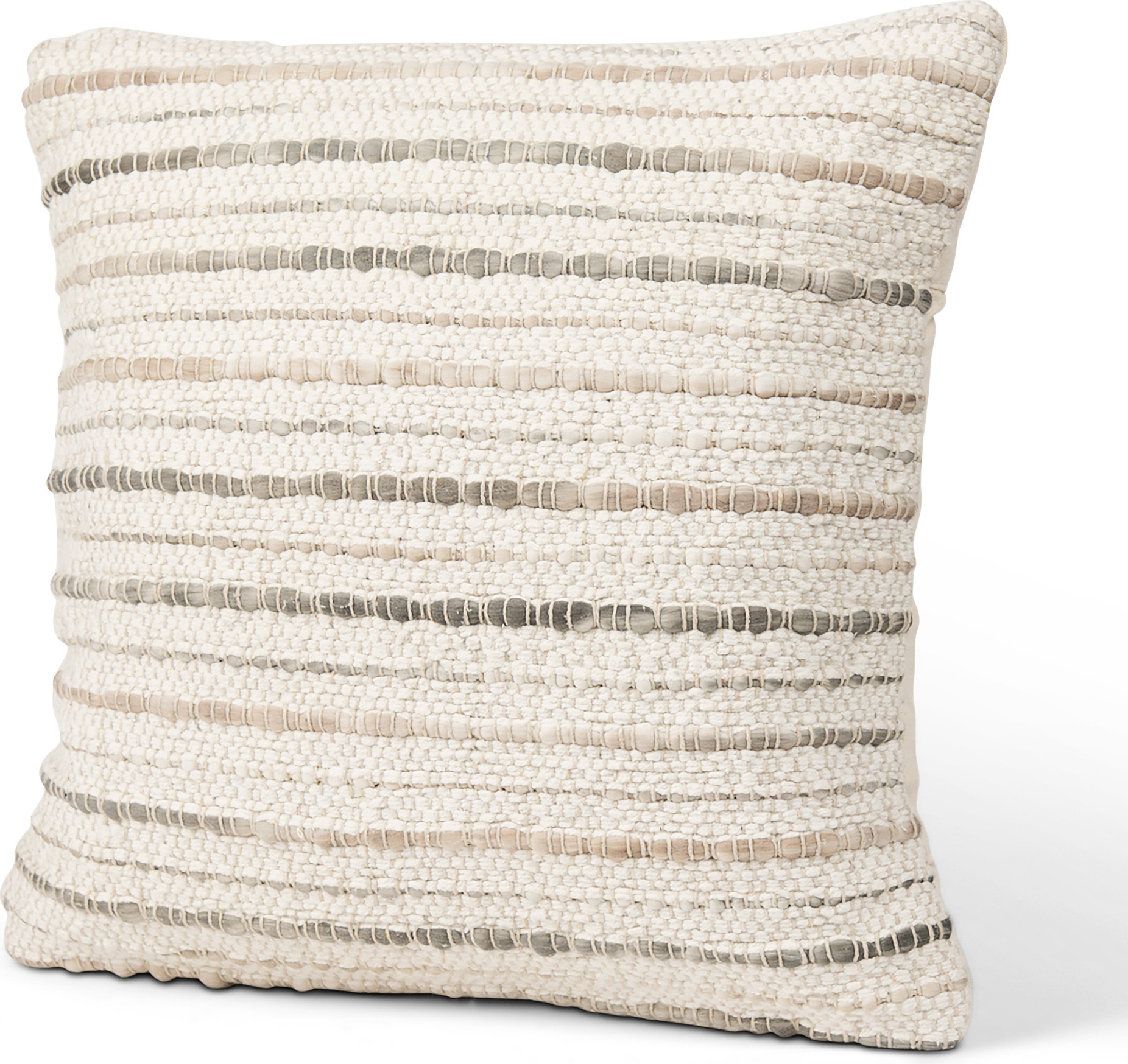 Kodi Square Pillow Cover In Cream by Mercana | 1StopBedrooms