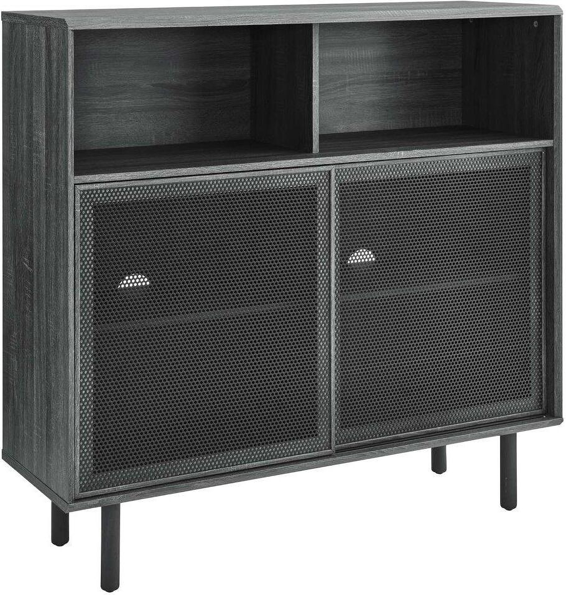 Kurtis 47 Inch Display Cabinet In Charcoal by Modway | 1StopBedrooms