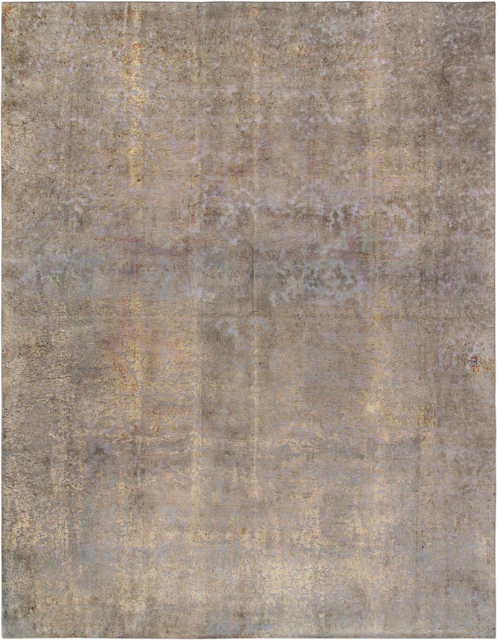 Lahore Collection Hand-Knotted Wool Area Rug- 9' 7" x 12' 6" In Gold by ...