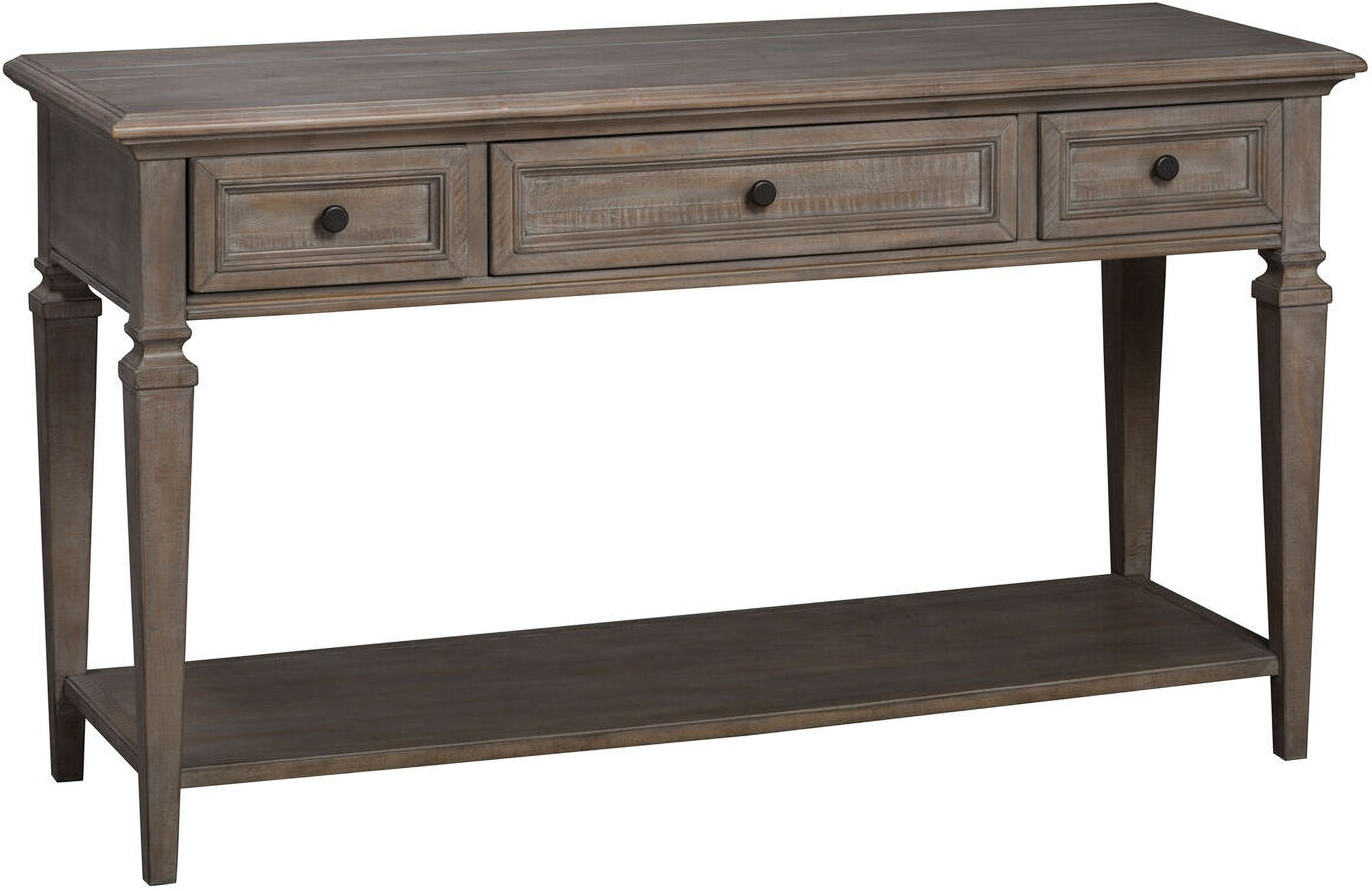 Lancaster Dovetail Grey Rectangular Sofa Table by Magnussen | 1StopBedrooms