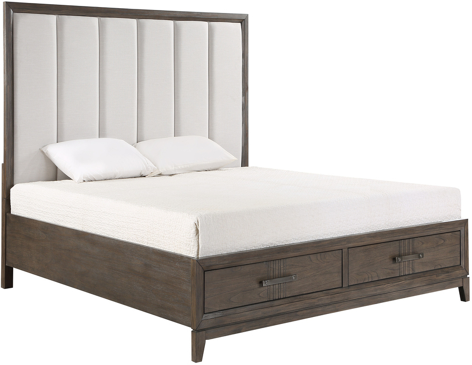 Landon Queen Bed In Walnut by New Classic | 1StopBedrooms