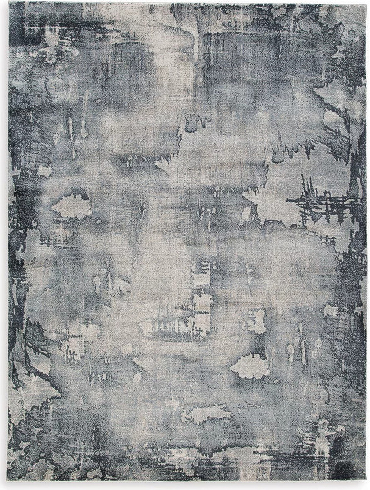 Langrich Blue And Gray Large Rug by Ashley Furniture | 1StopBedrooms