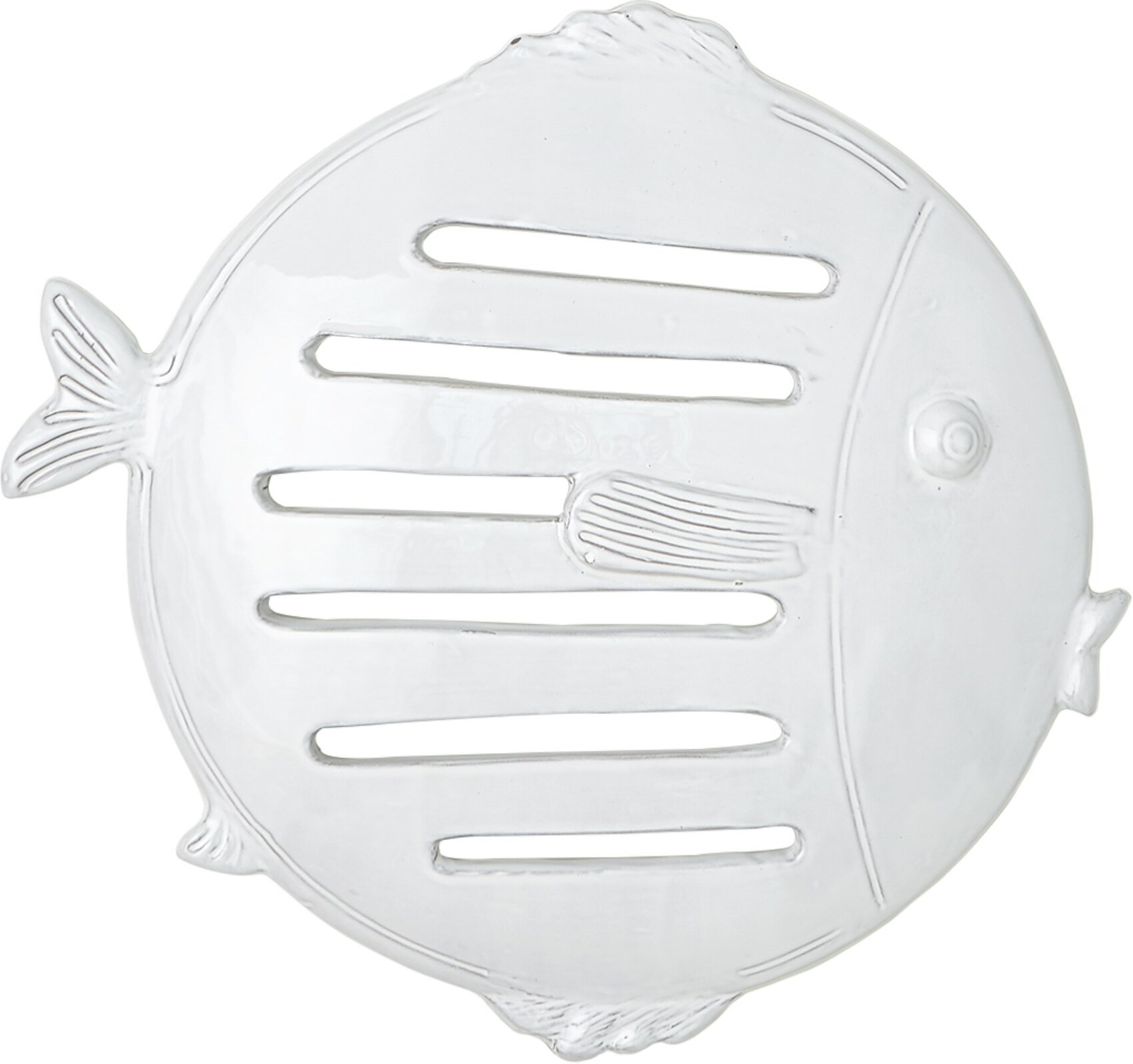 Large Wall Mount Fish In White by Global Views | 1StopBedrooms