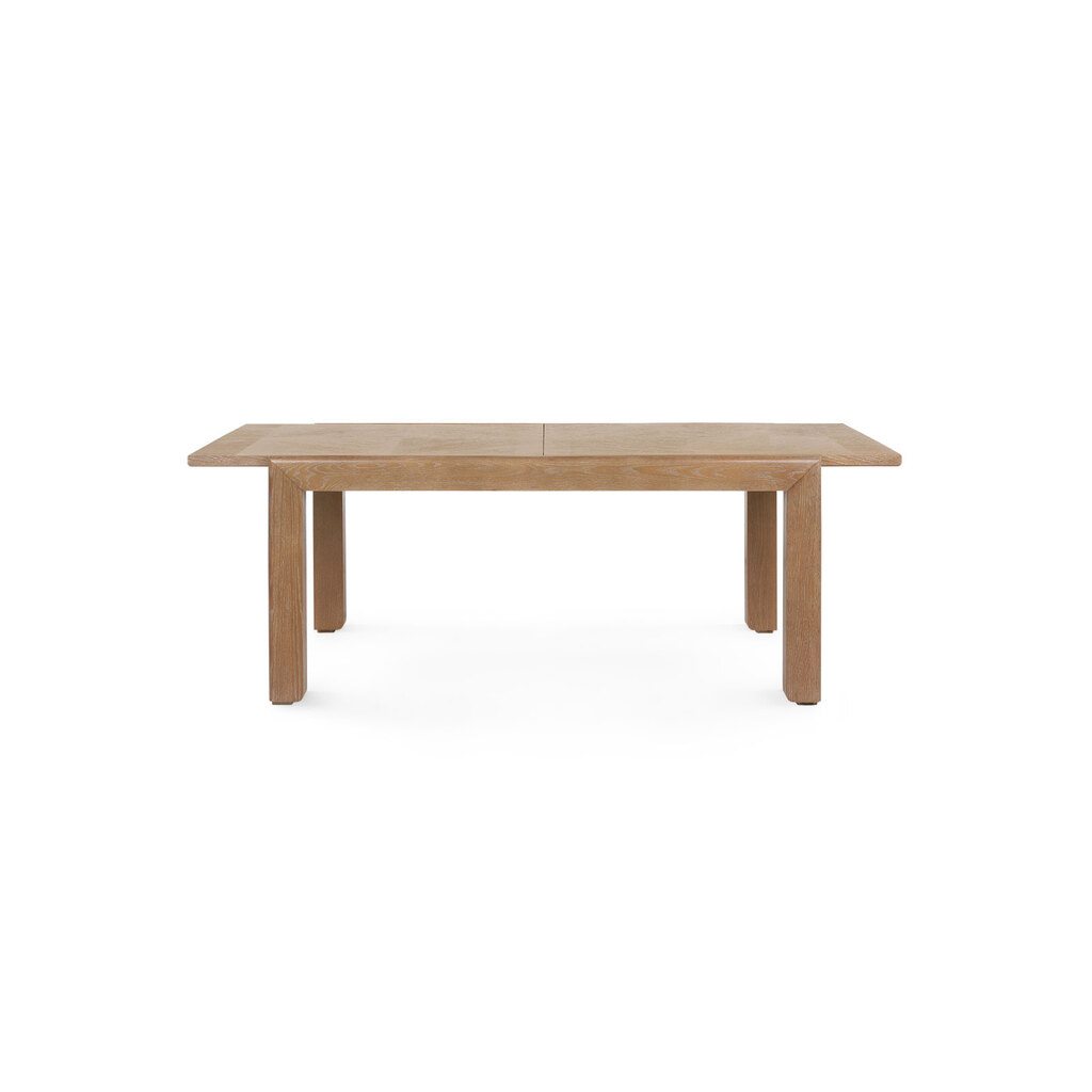 Larson Dining Table In Soft Glow Oak by Villa & House | 1StopBedrooms