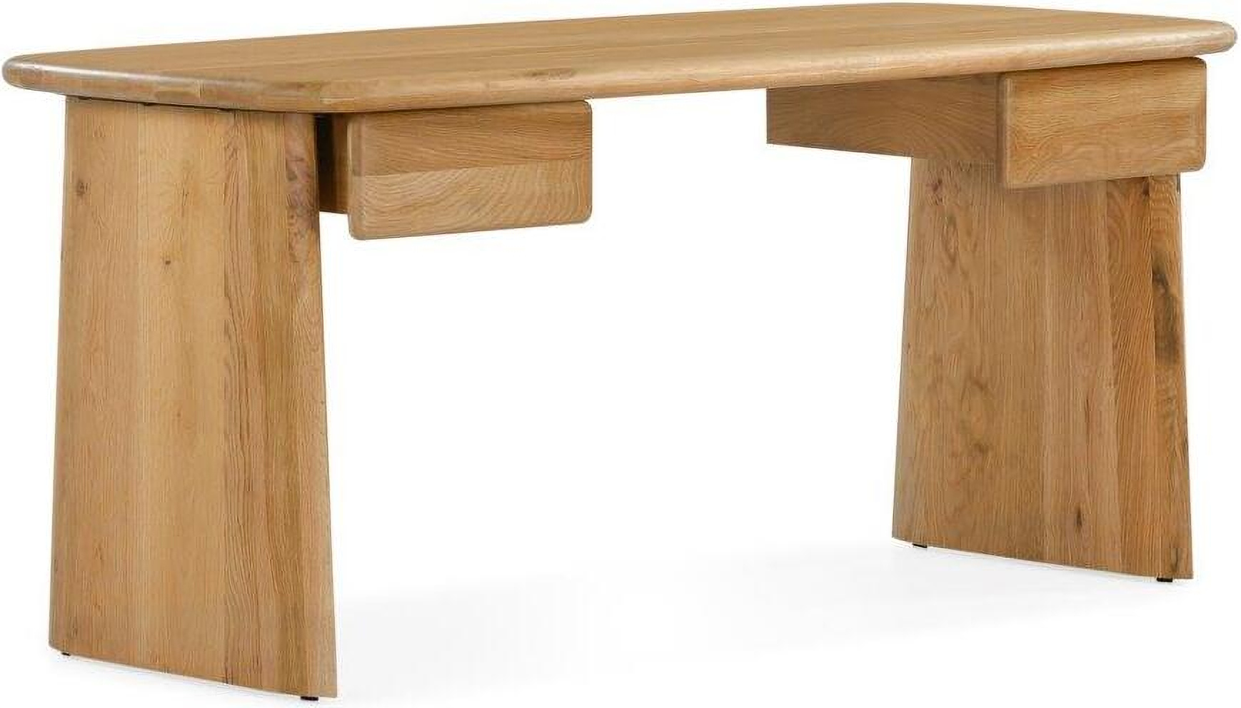 Laurel 66 Inch Desk In Natural by Union Home Furniture | 1StopBedrooms