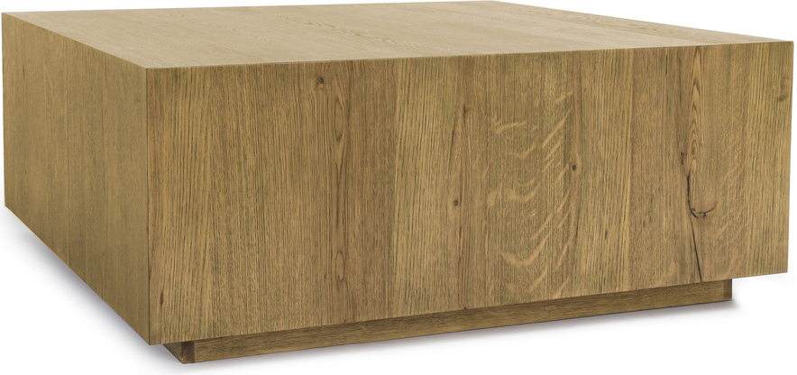 Layne 42 Inch Square Coffee Table with Casters In Light Brown by ...