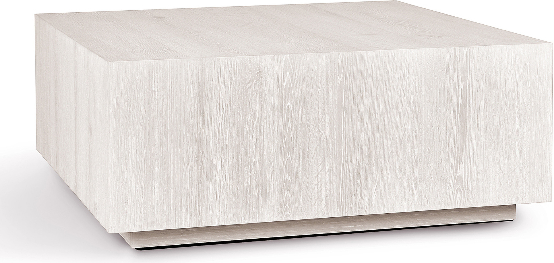Layne 42 Inch Square Coffee Table with Casters In White Wash by Classic ...