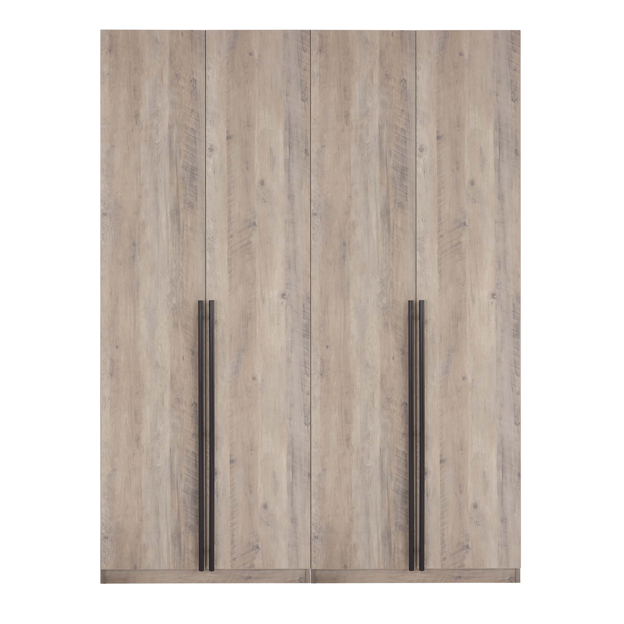 Lee 2-Piece Module Wardrobe and Closet with 2 Drawers and 2 Shelves In ...