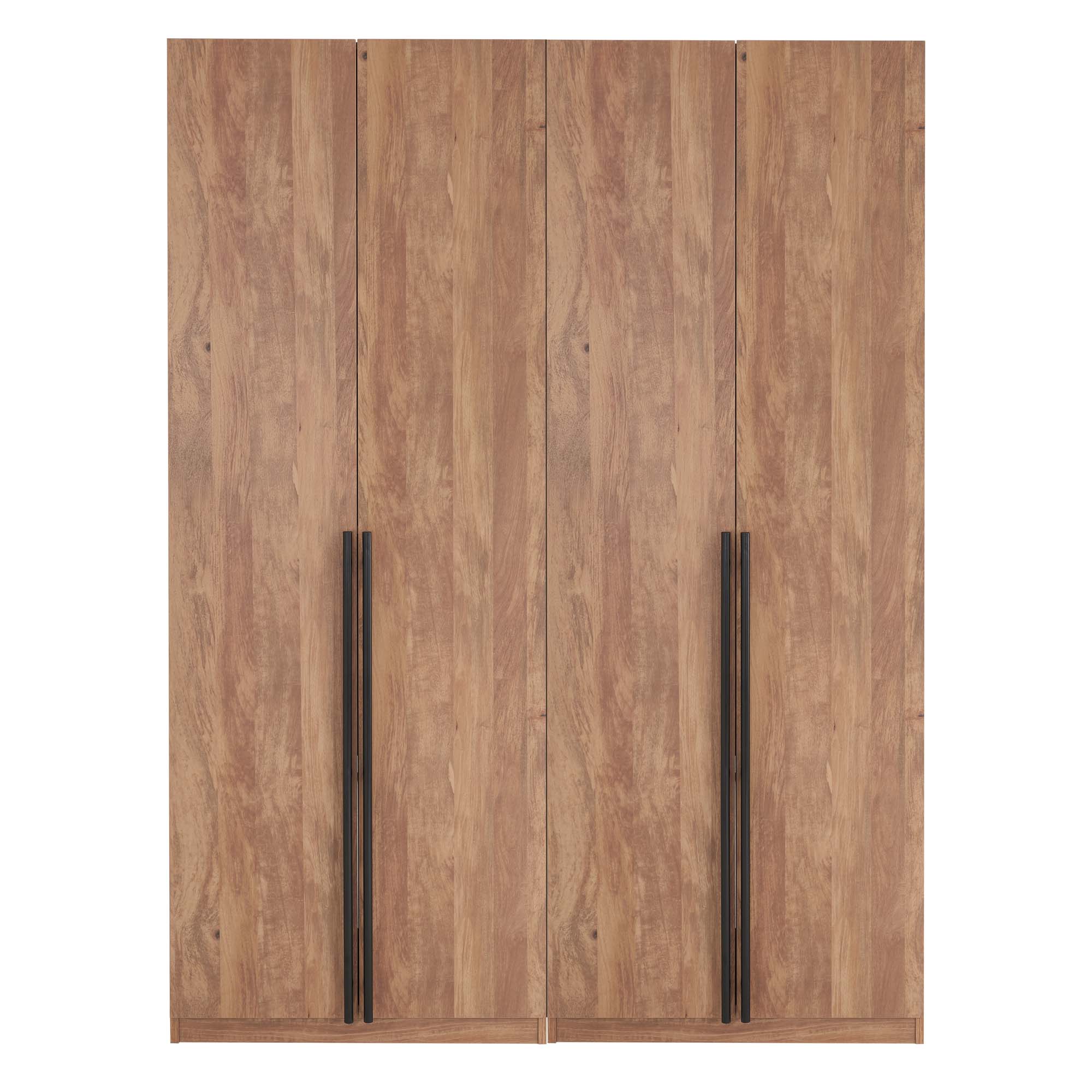 Lee 2-Piece Module Wardrobe and Closet with 4 Drawers and 5 Shelves In ...