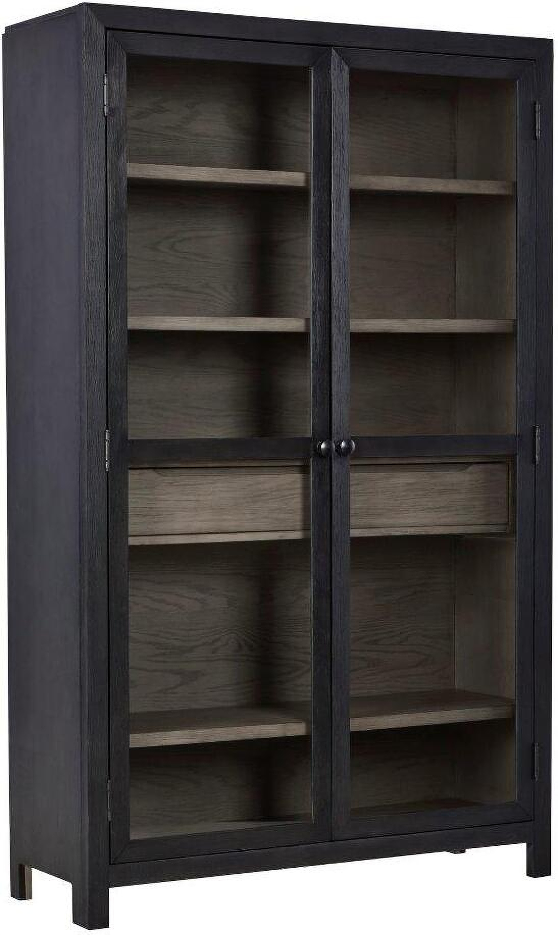 Lenston Black And Gray Tall Accent Cabinet by Ashley Furniture ...