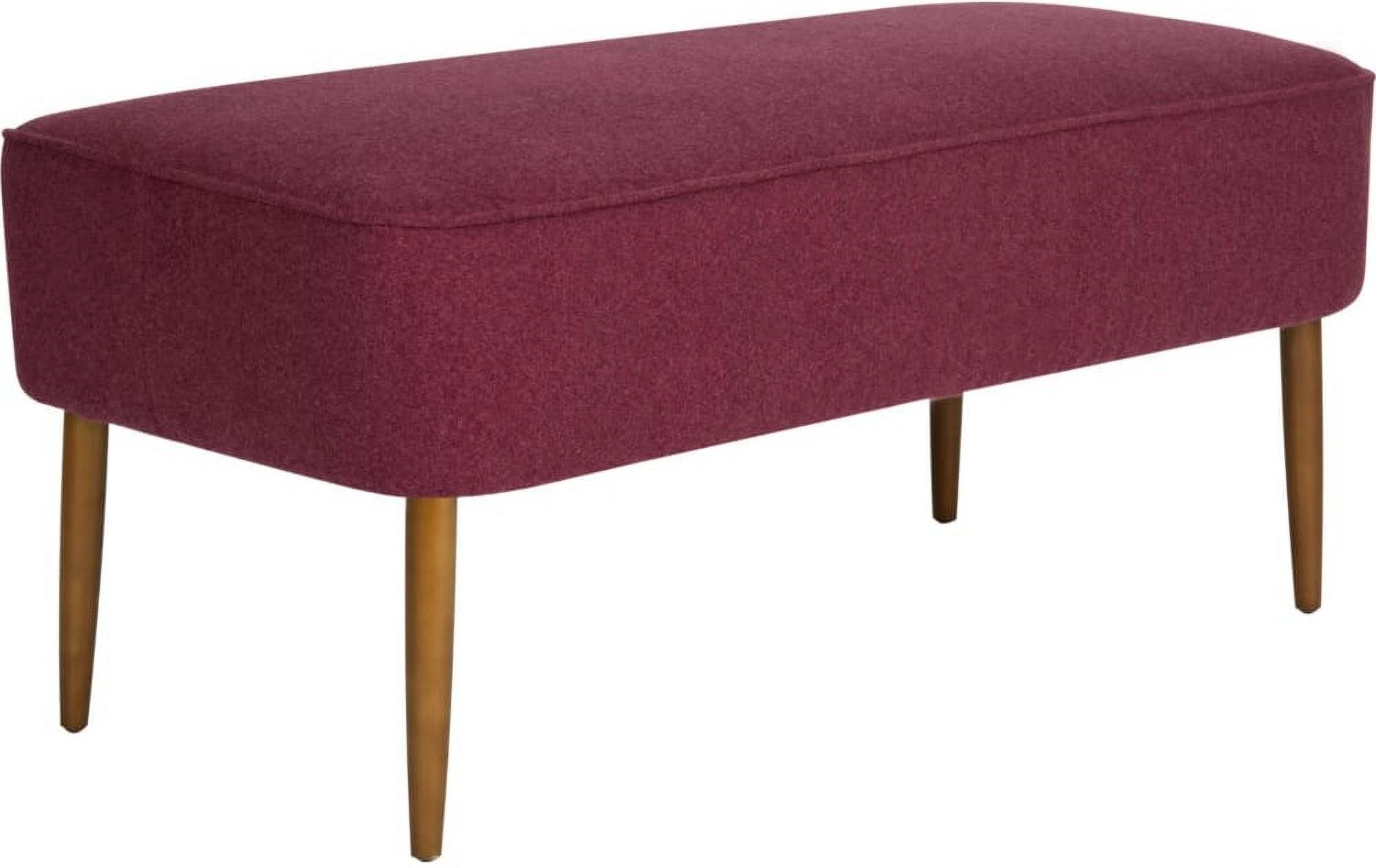 Levi Maroon Bench by Safavieh | 1StopBedrooms