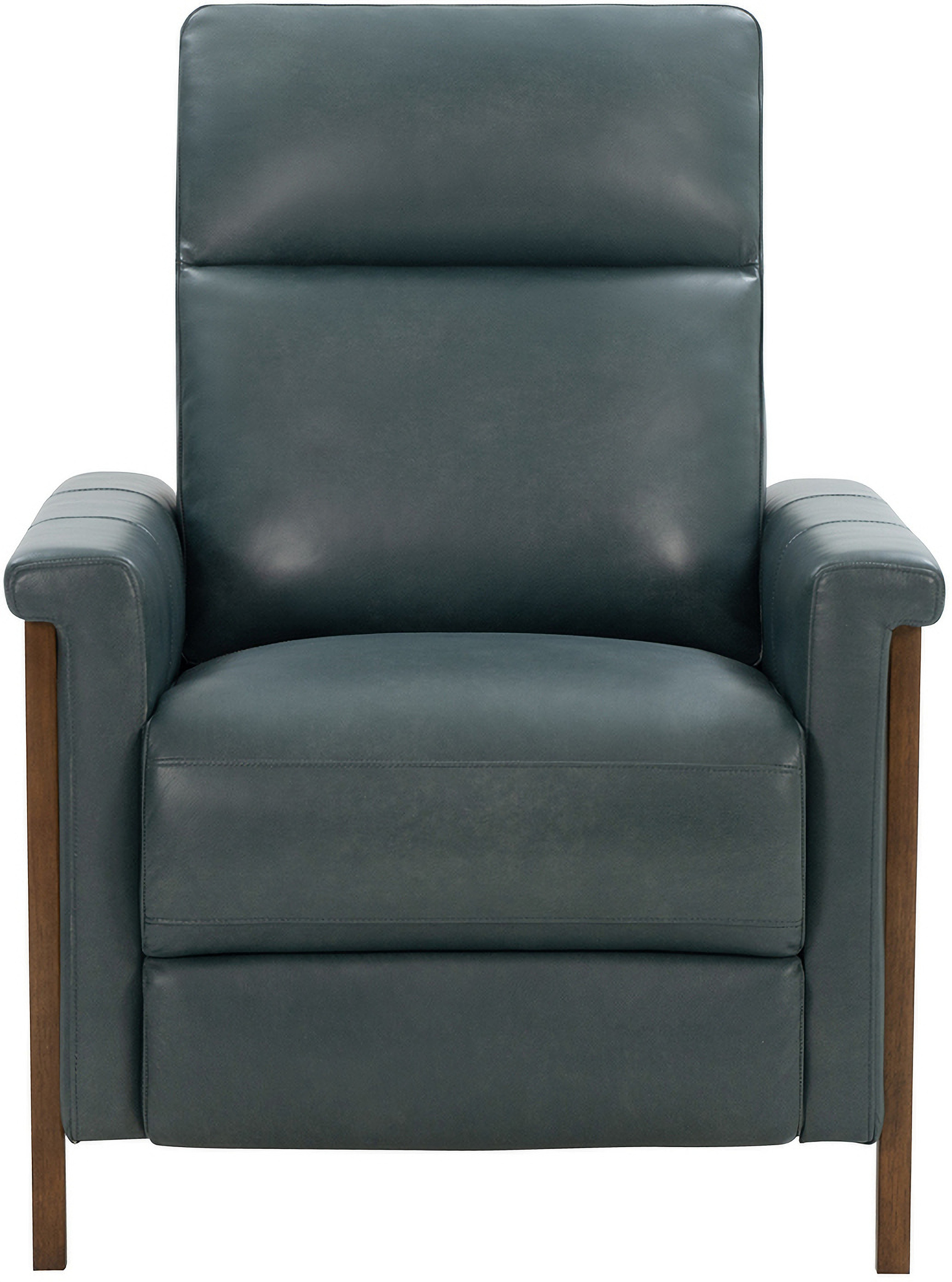 Lewiston Push Thru The Arms Recliner In Blue Gray by BarcaLounger ...