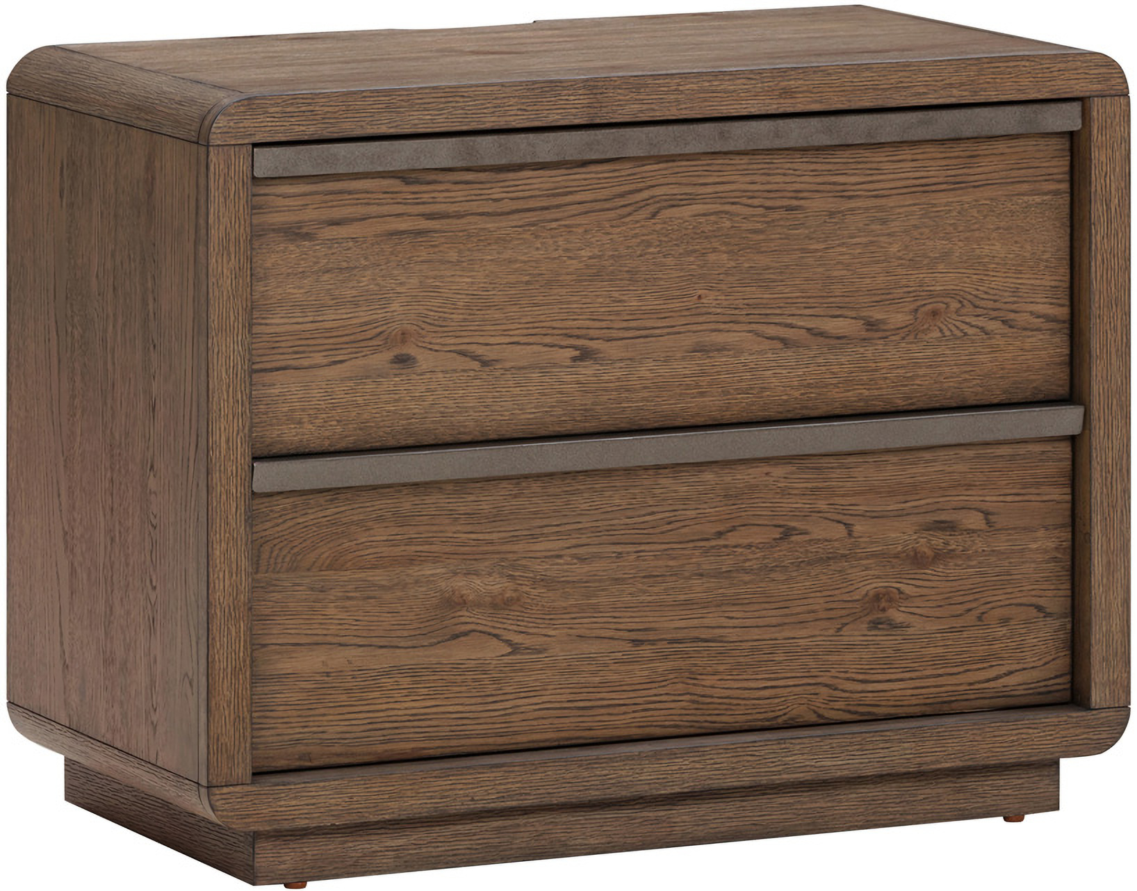 Liam 2 Drawer Nightstand In Hearth Stone by Aspenhome | 1StopBedrooms