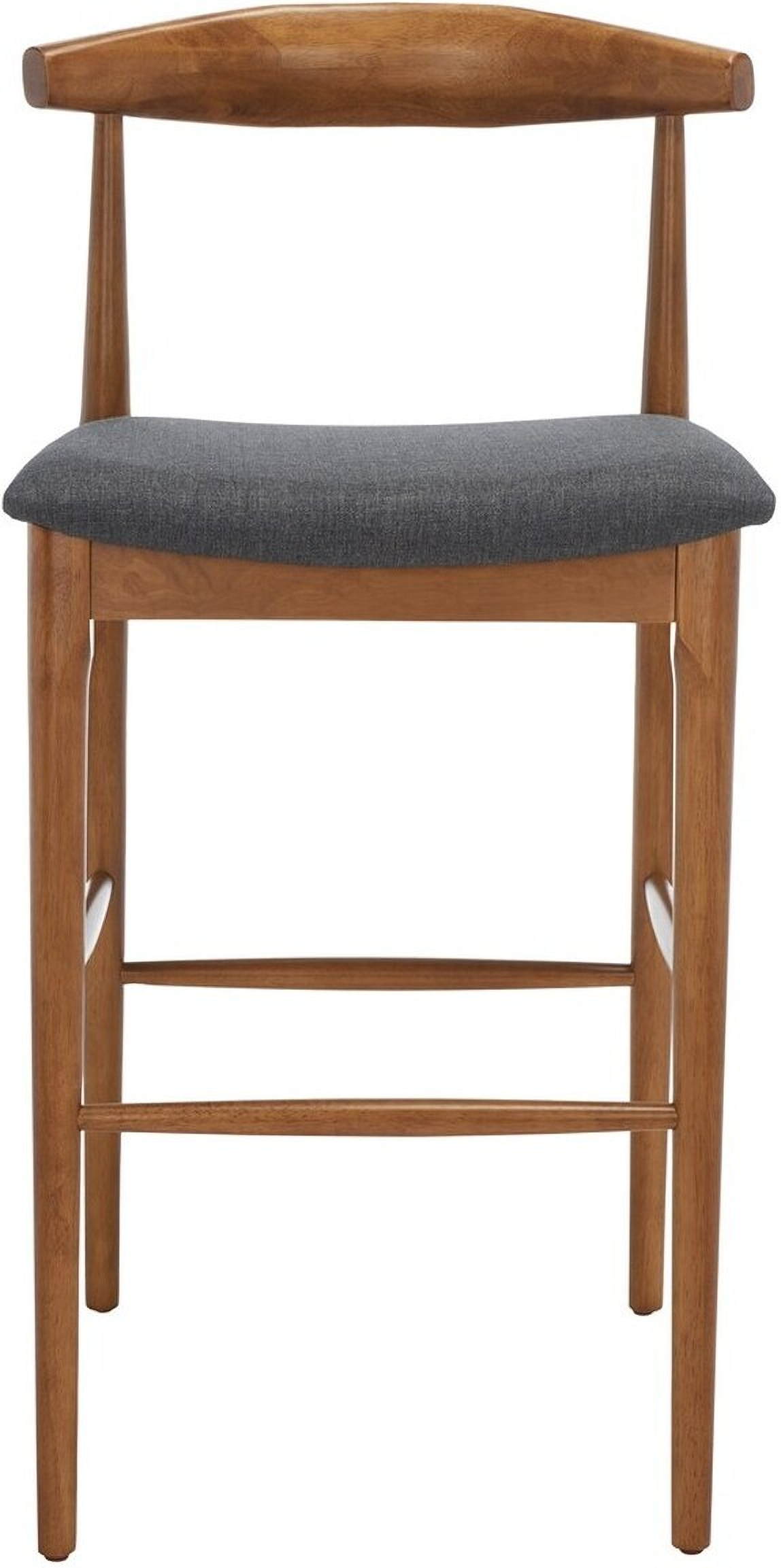 Lionel Retro Bar Stool in Dark Grey by Safavieh | 1StopBedrooms
