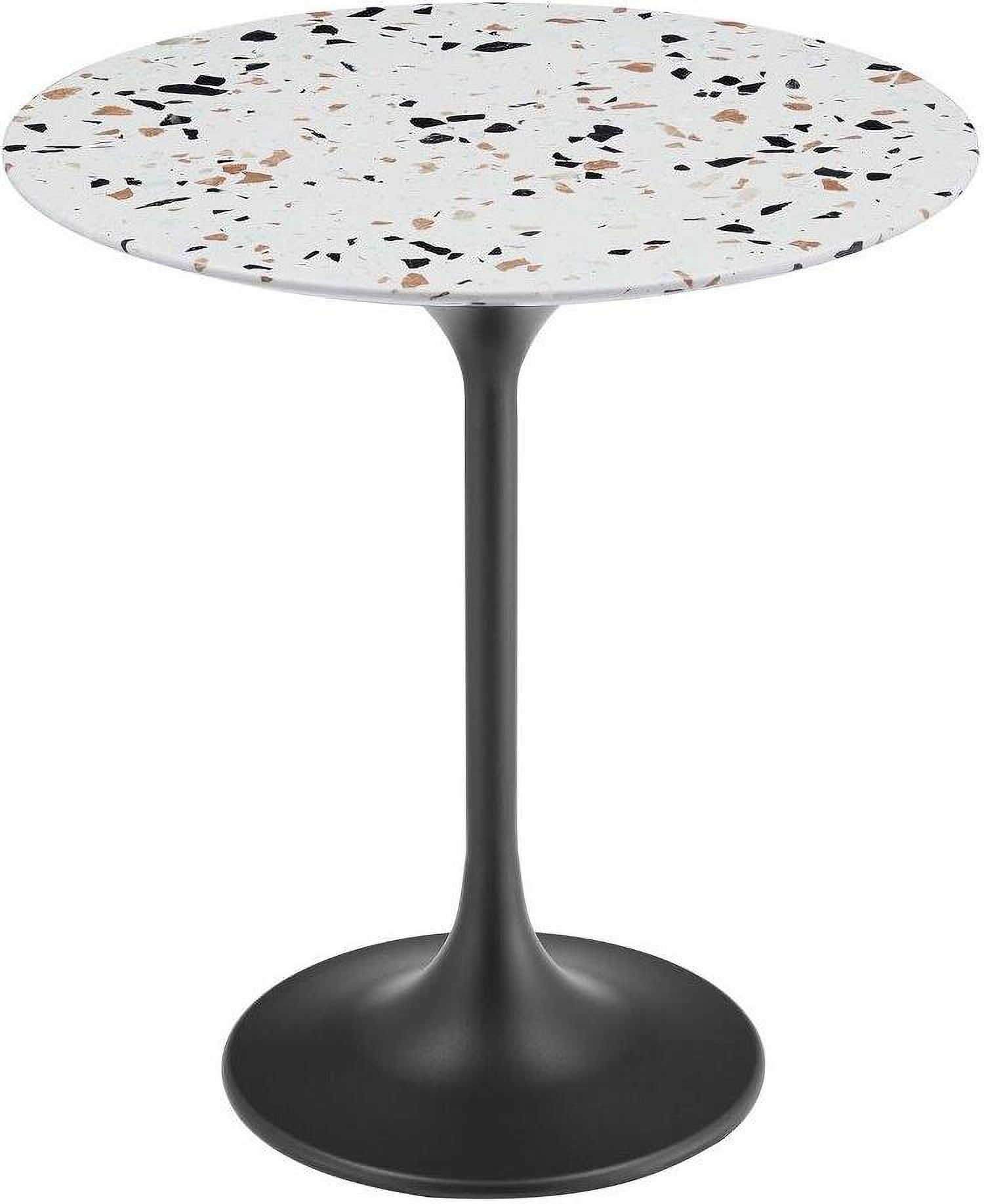 Lippa 20 Inch Round Terrazzo Side Table by Modway | 1StopBedrooms