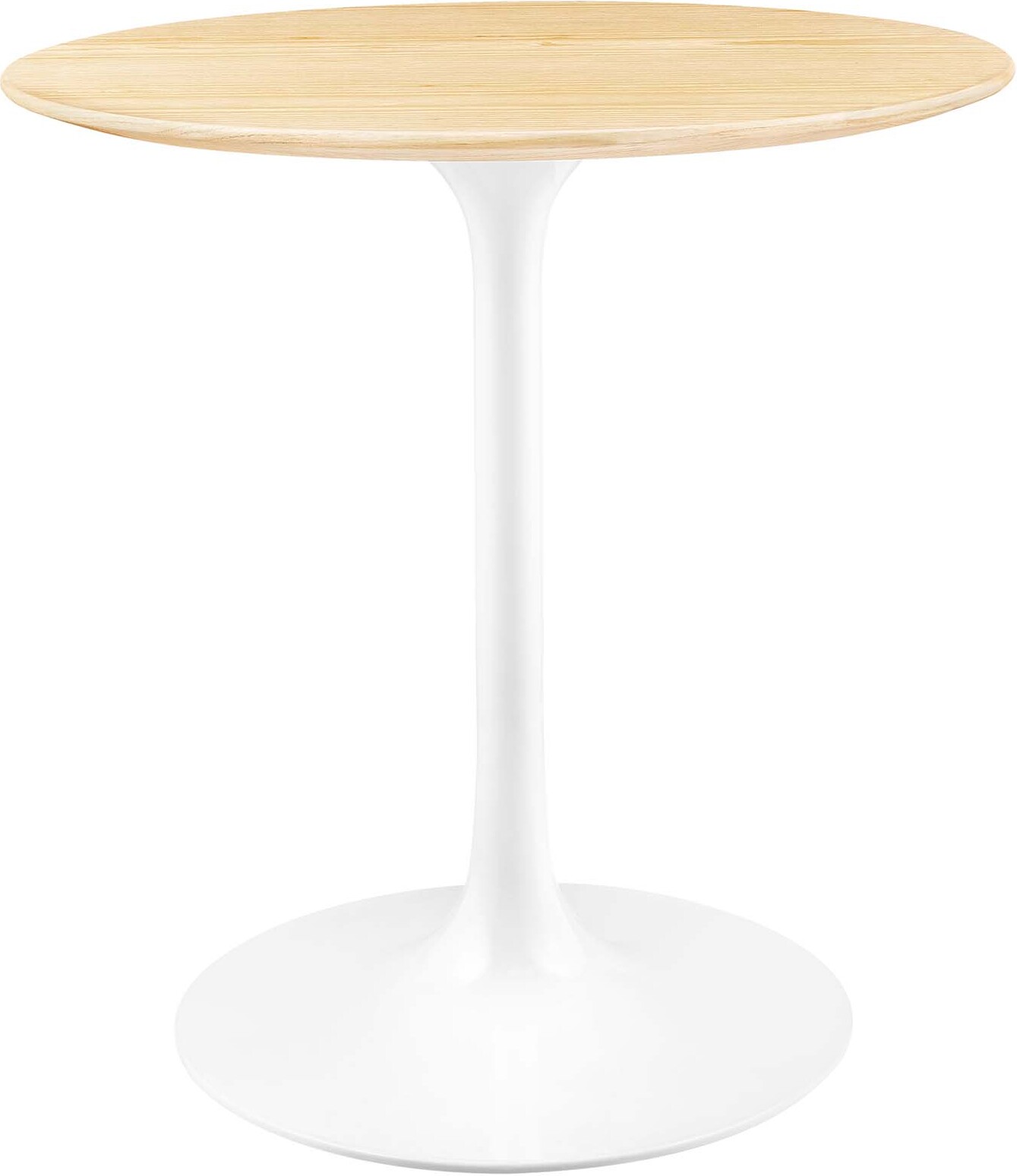 Lippa 28 Inch Dining Table EEI-5156-WHI-NAT by Modway | 1StopBedrooms
