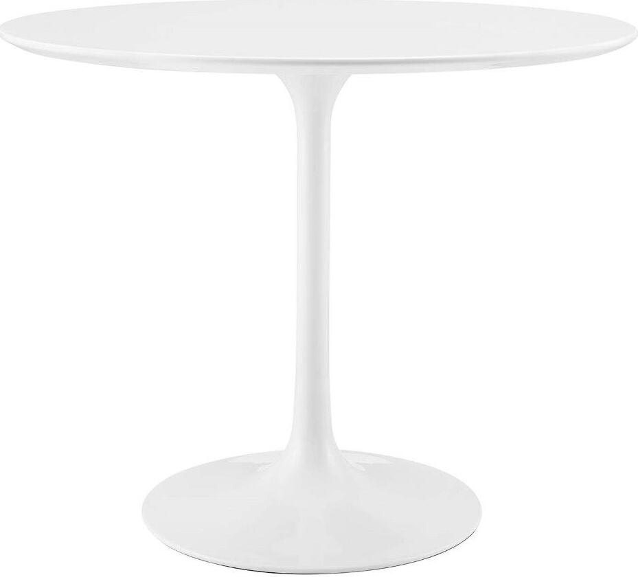Lippa White 36 Inch Round Wood Top Dining Table by Modway | 1StopBedrooms