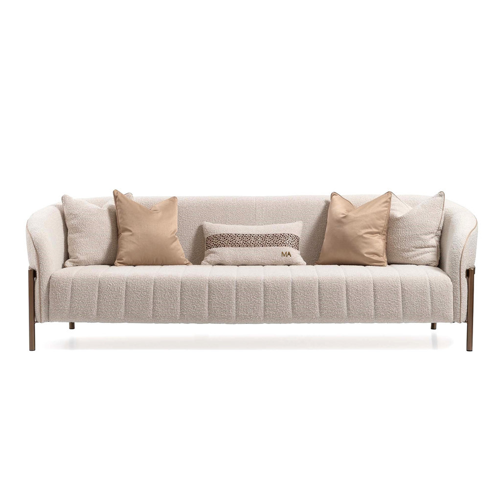 Lisbon Sofa In Oyster by Michael Amini | 1StopBedrooms