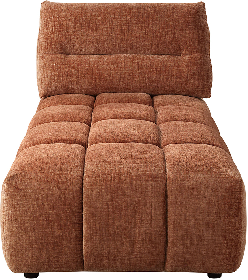 Loanna Modular Chaise In Coral Red Linen by ACME | 1StopBedrooms