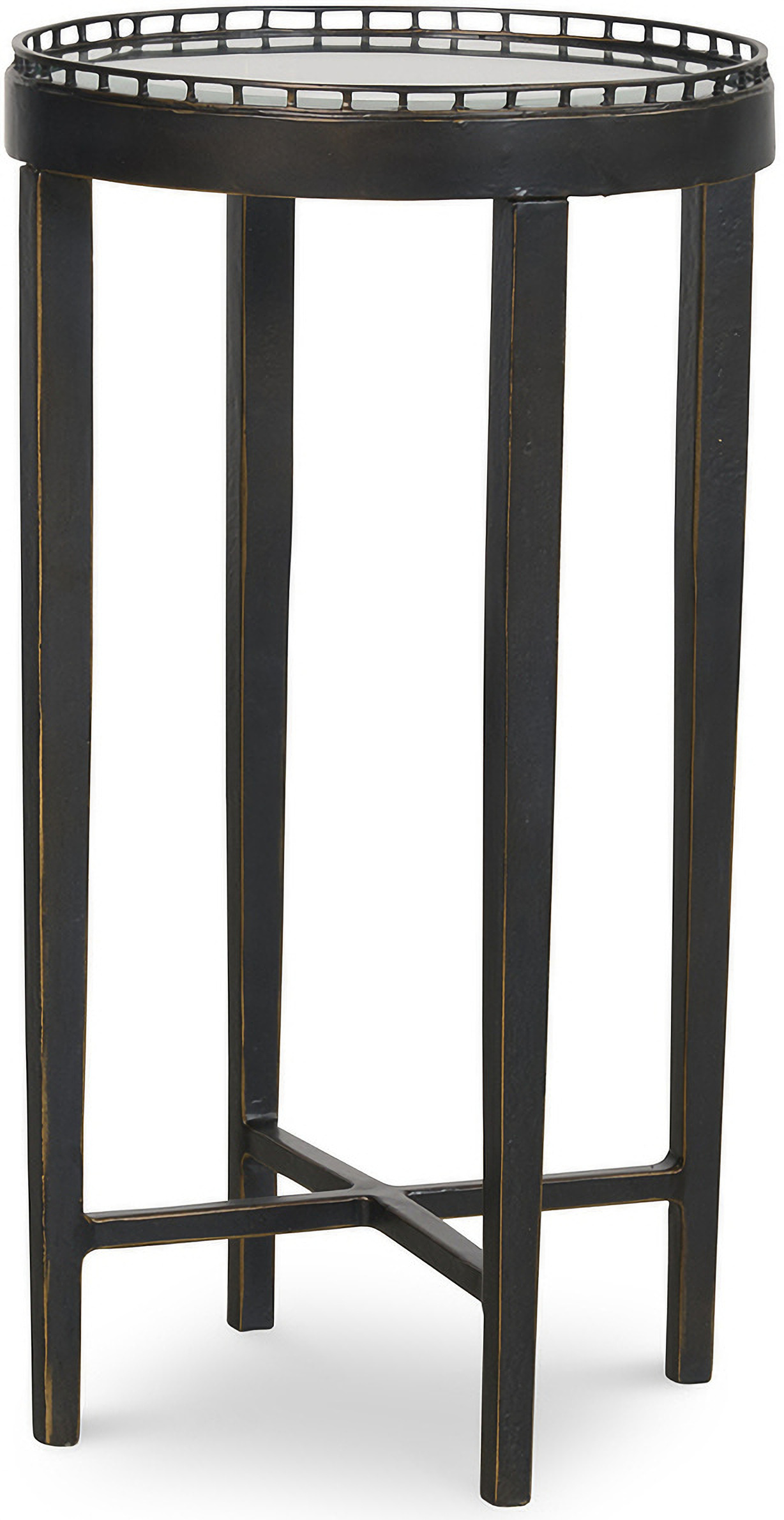 Logan Round Drink Table In Bronze by Century Furniture | 1StopBedrooms